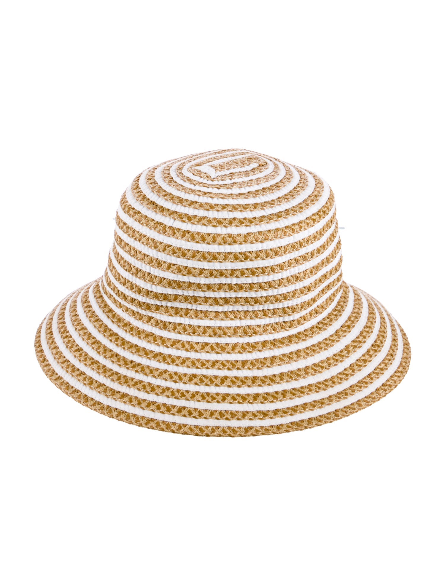 Eric Javits Raffia Striped Sun Hat - Neutrals Hats, Accessories ...