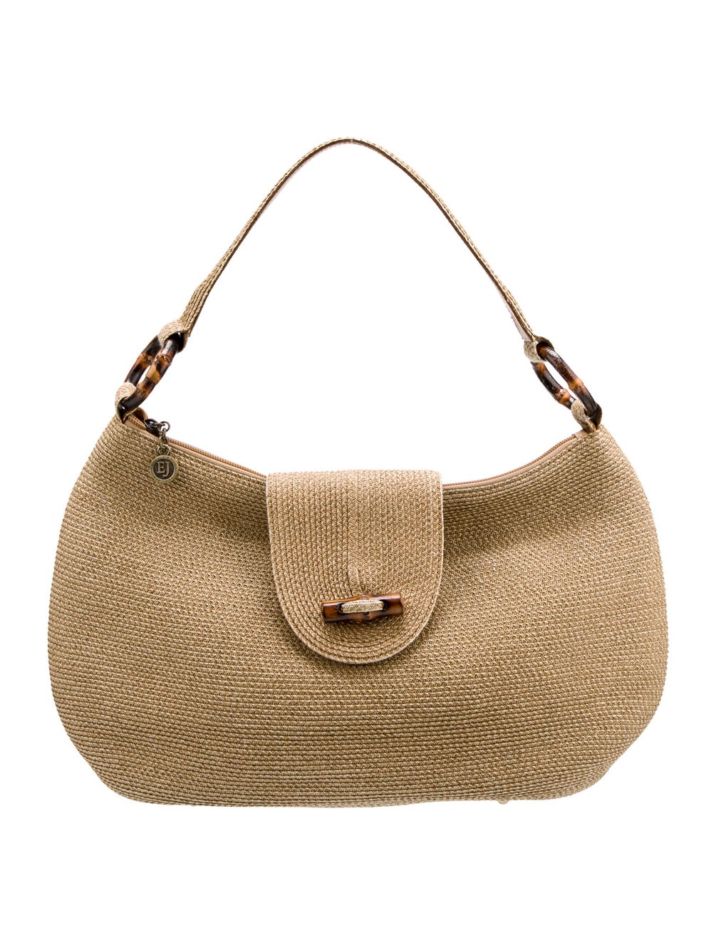 Eric Javits Raffia Shoulder Bag - Neutrals Shoulder Bags, Handbags ...