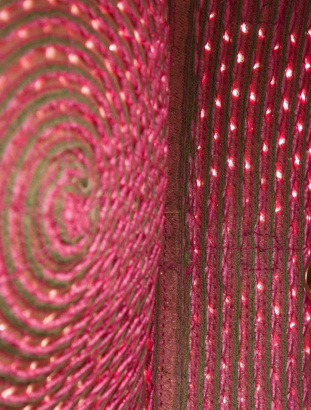 Eric Javits Wicker Feather trim Backpack - Pink Backpacks, Handbags ...