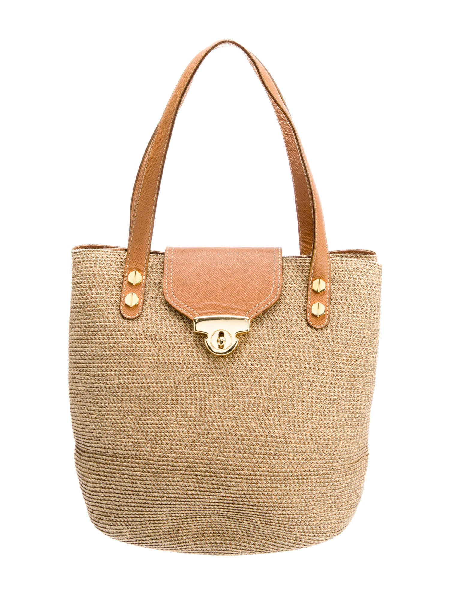 Eric Javits Straw Top Handle Bag - Brown Handle Bags, Handbags ...