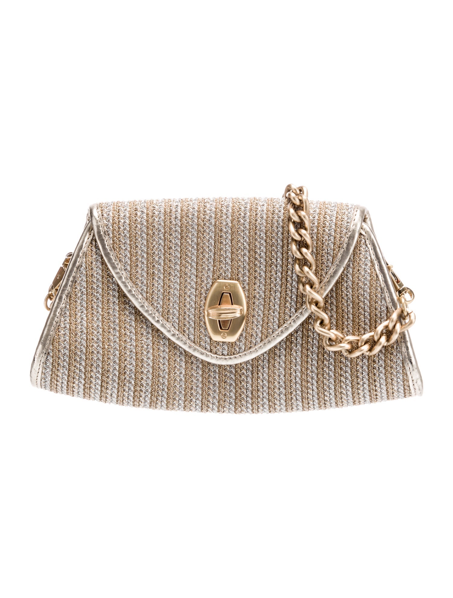 Eric Javits Straw Top Handle Bag - Metallic Handle Bags, Handbags ...