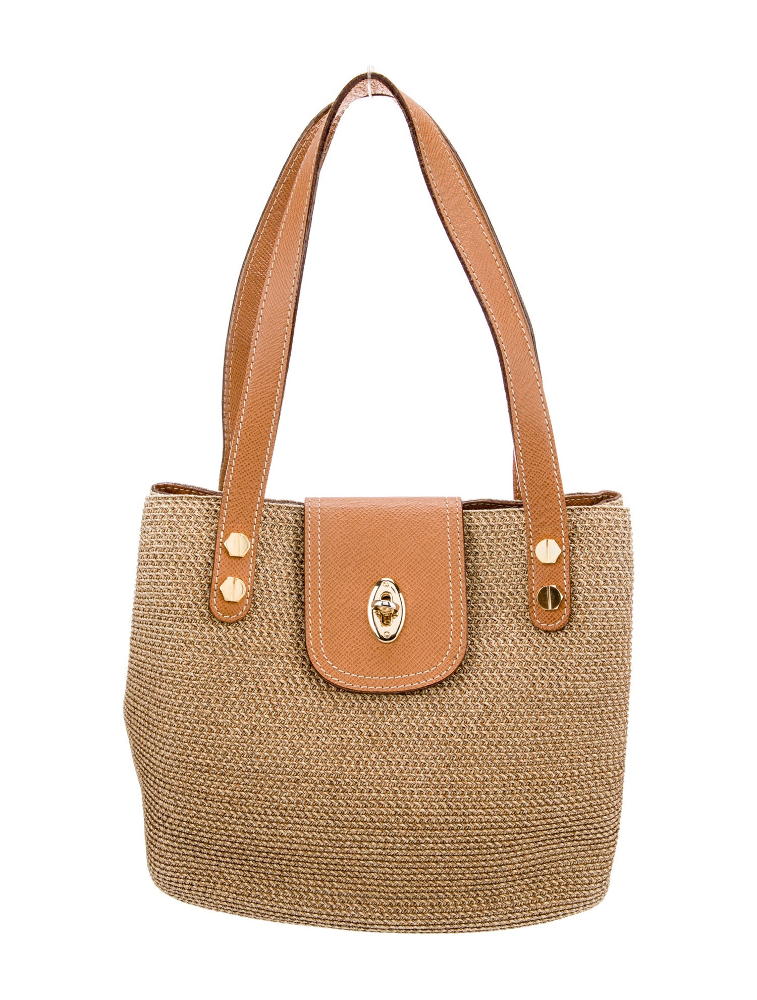 Eric Javits Raffia Shoulder Bag - Neutrals Shoulder Bags, Handbags ...