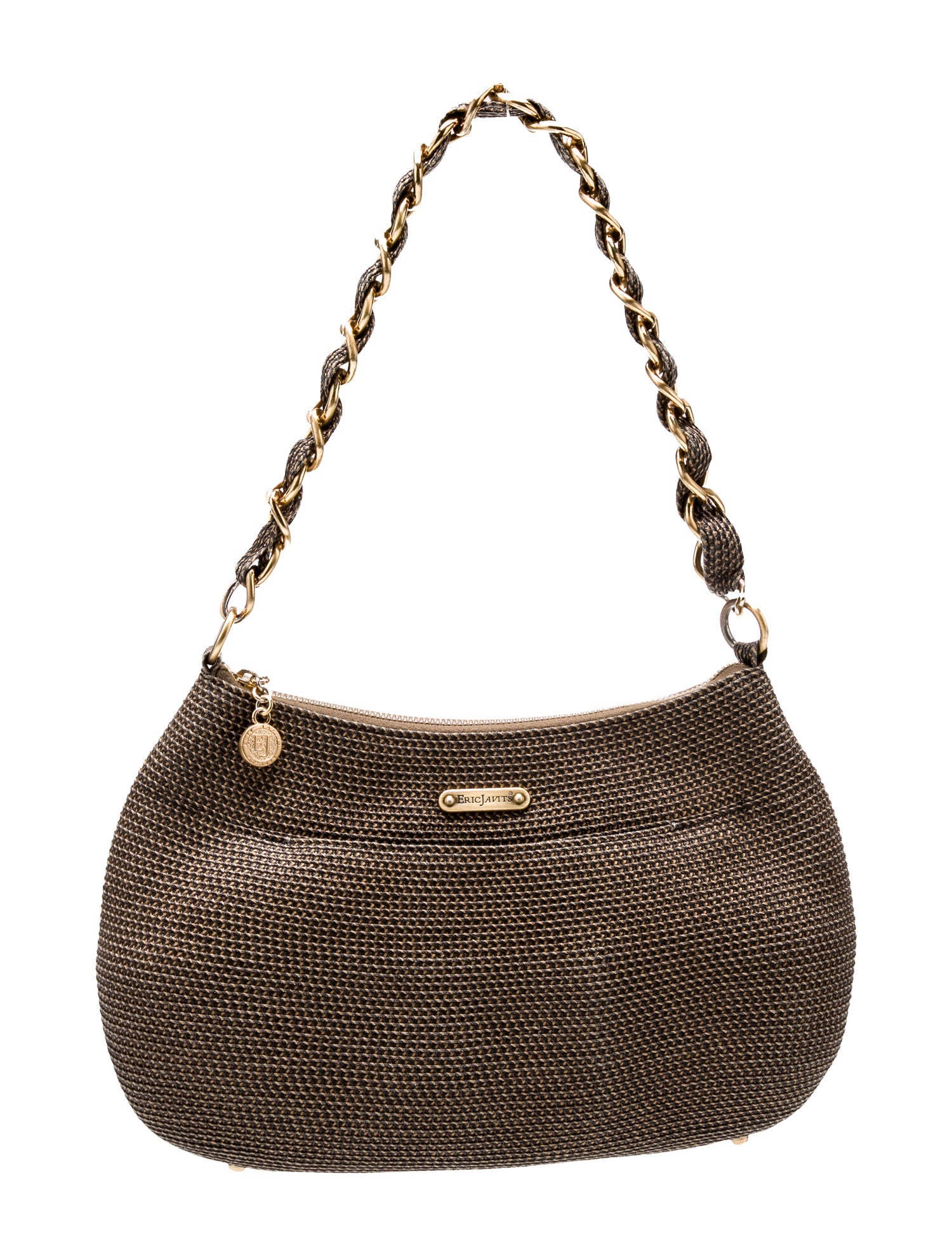 Eric Javits Straw Shoulder Bag - Neutrals Shoulder Bags, Handbags ...