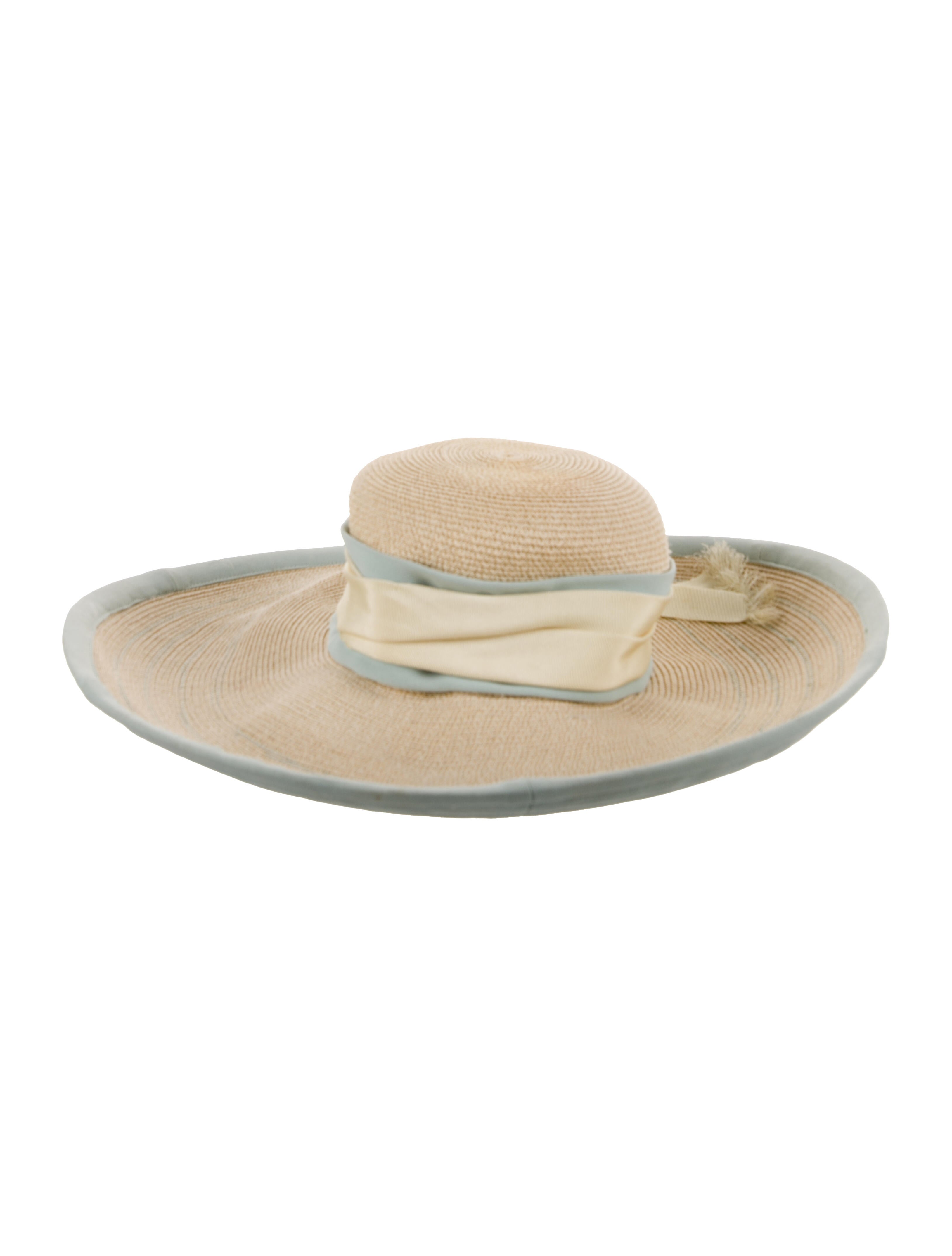 Eric Javits Eric Javits Raffia Woven Wide Brim Sun Hat - Neutrals Hats ...