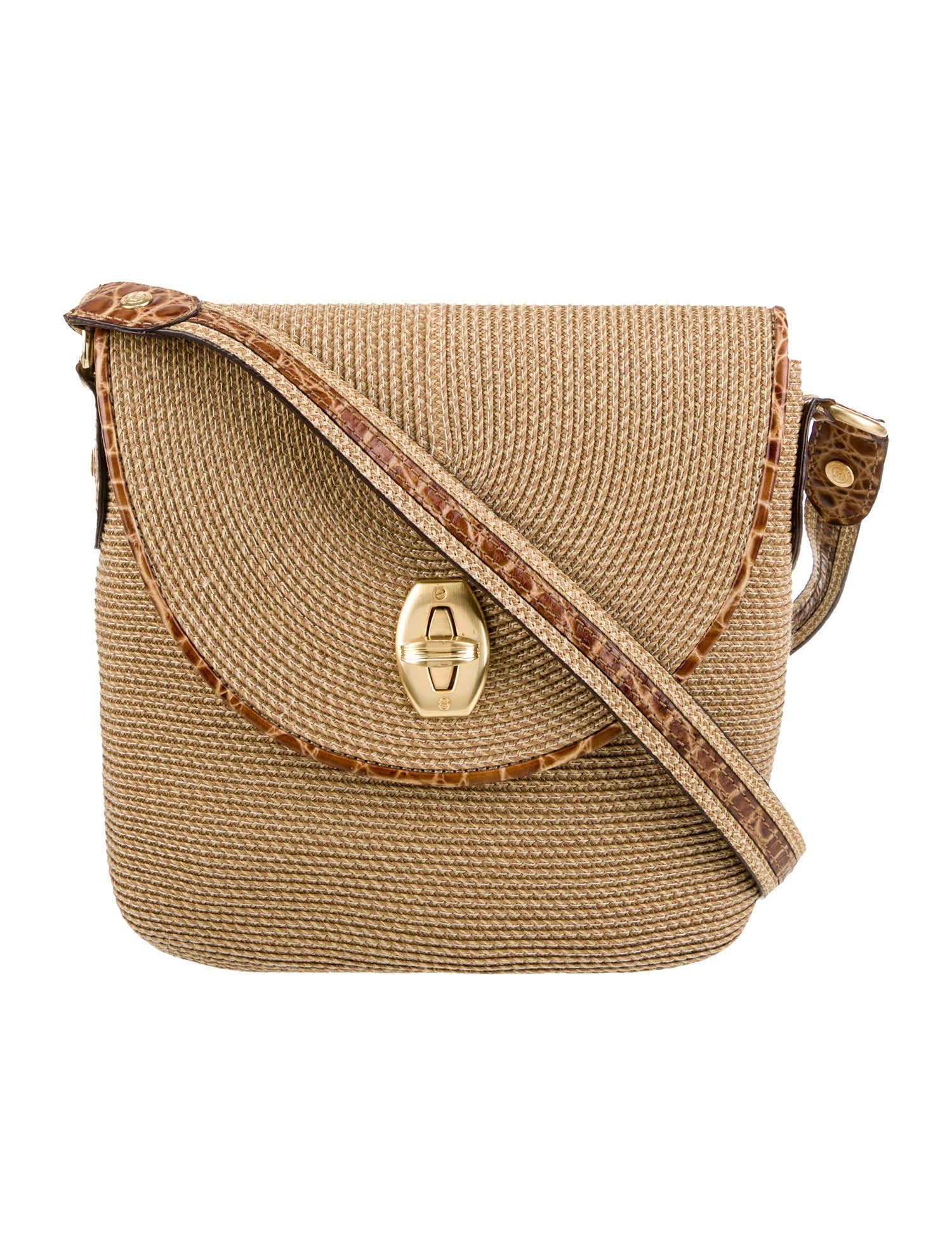 Eric Javits Raffia Crossbody Bag - Brown Crossbody Bags, Handbags ...