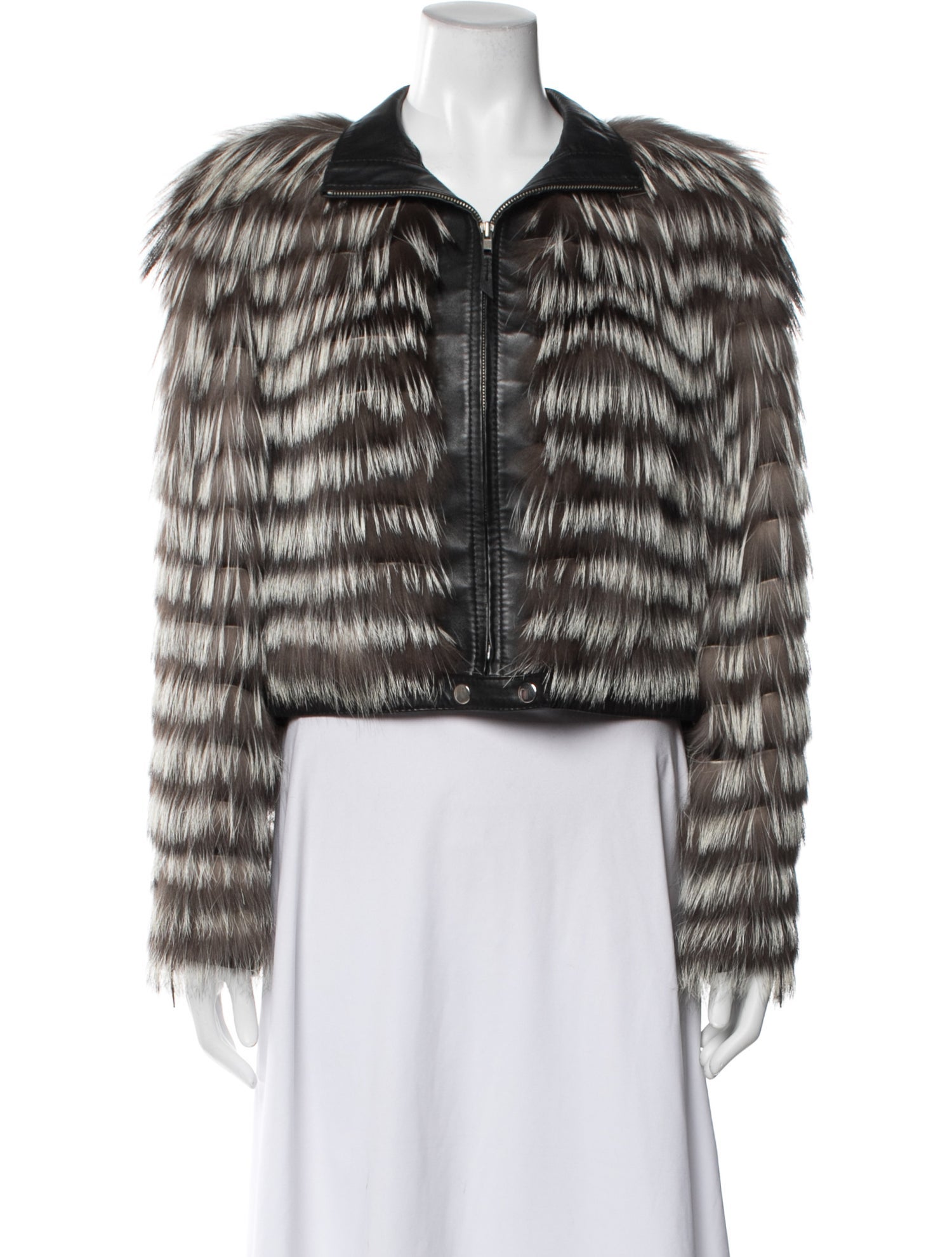 Edwards-Lowell Leather Faux Fur Jacket - Jackets, Clothing - WELDO20136 ...