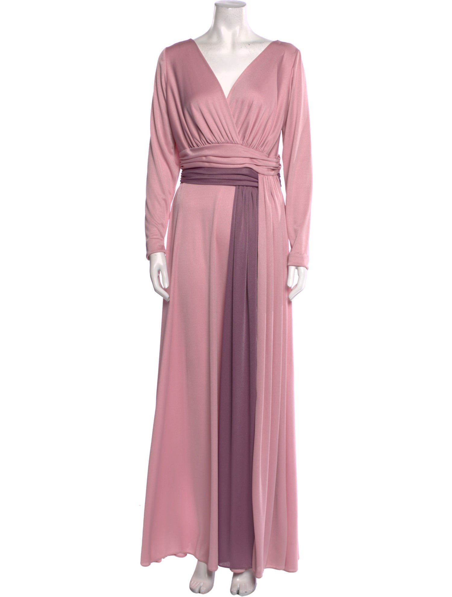Emma Domb Vintage Long Dress - Pink Dresses, Clothing - WEMDB20012 ...