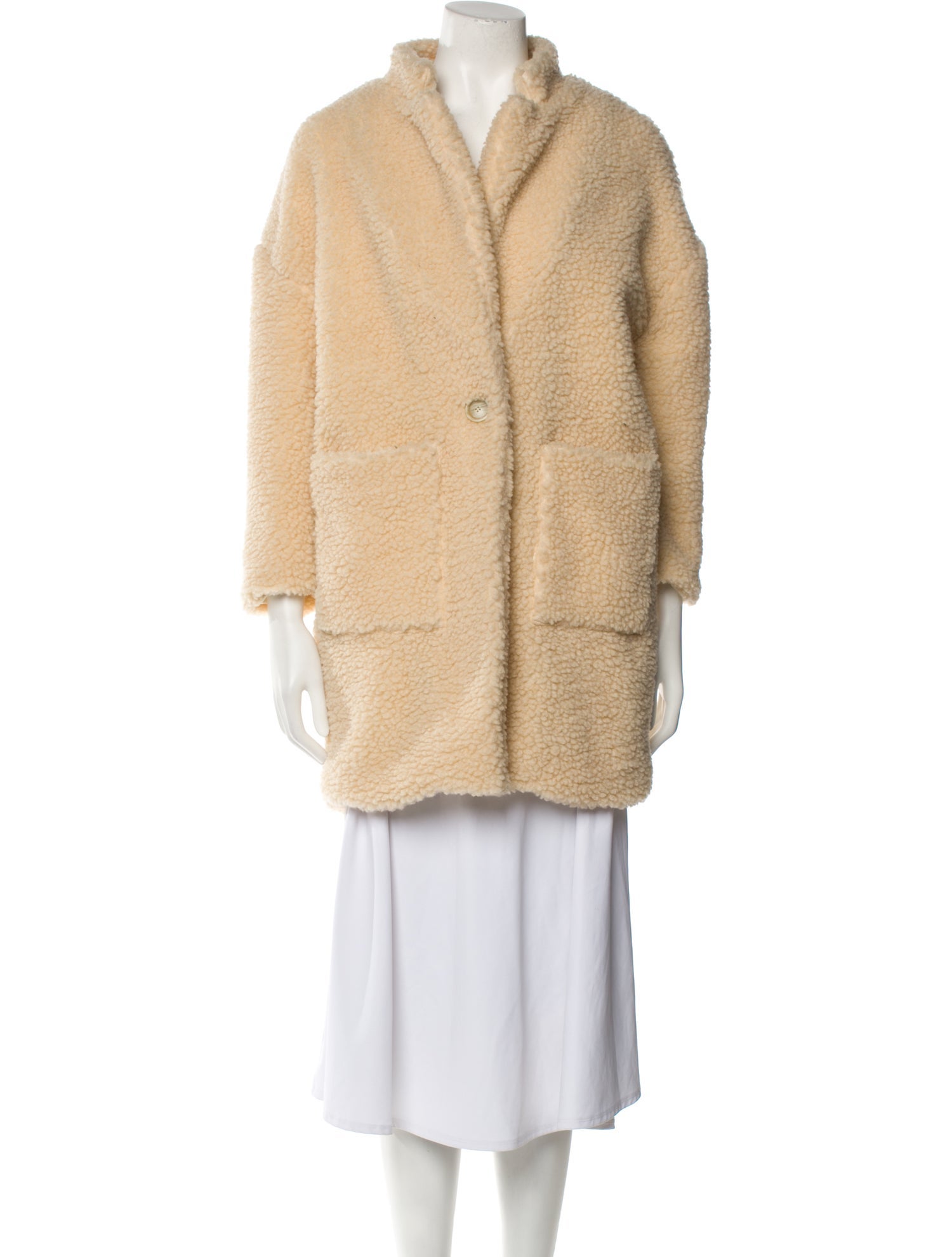 Emerson Fry Faux Fur Coat - Neutrals Coats, Clothing - WEMEF24260 | The ...