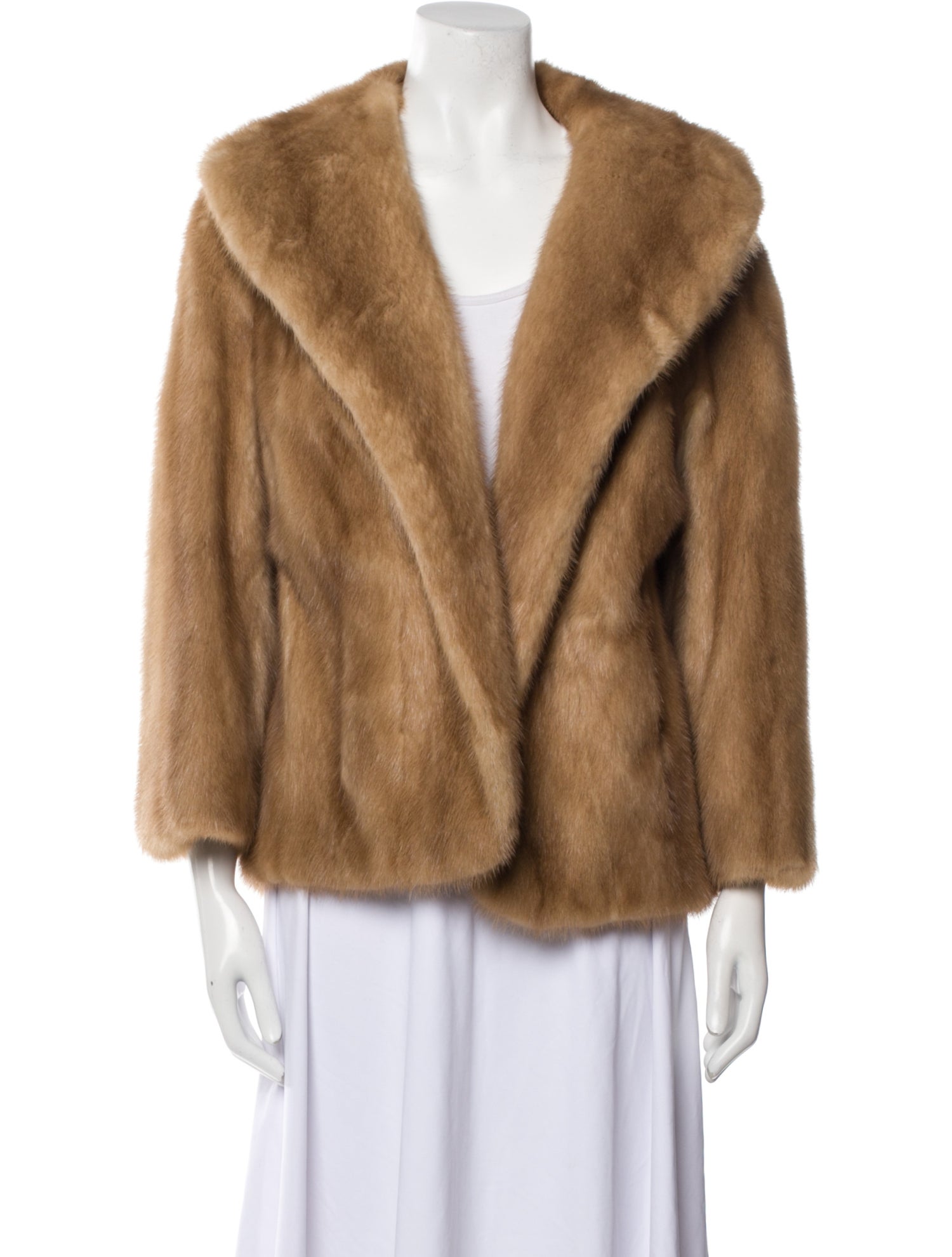 EMBA Pastel Fur Jacket w/ Tags - Neutrals Jackets, Clothing ...