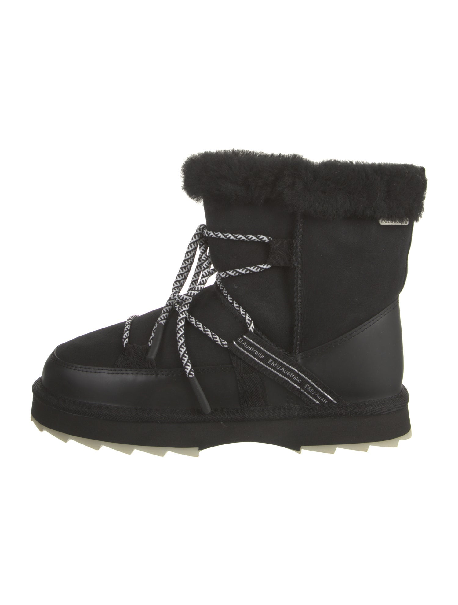 EMU Australia Suede Lace-Up Boots w/ Tags - Black Boots, Shoes ...