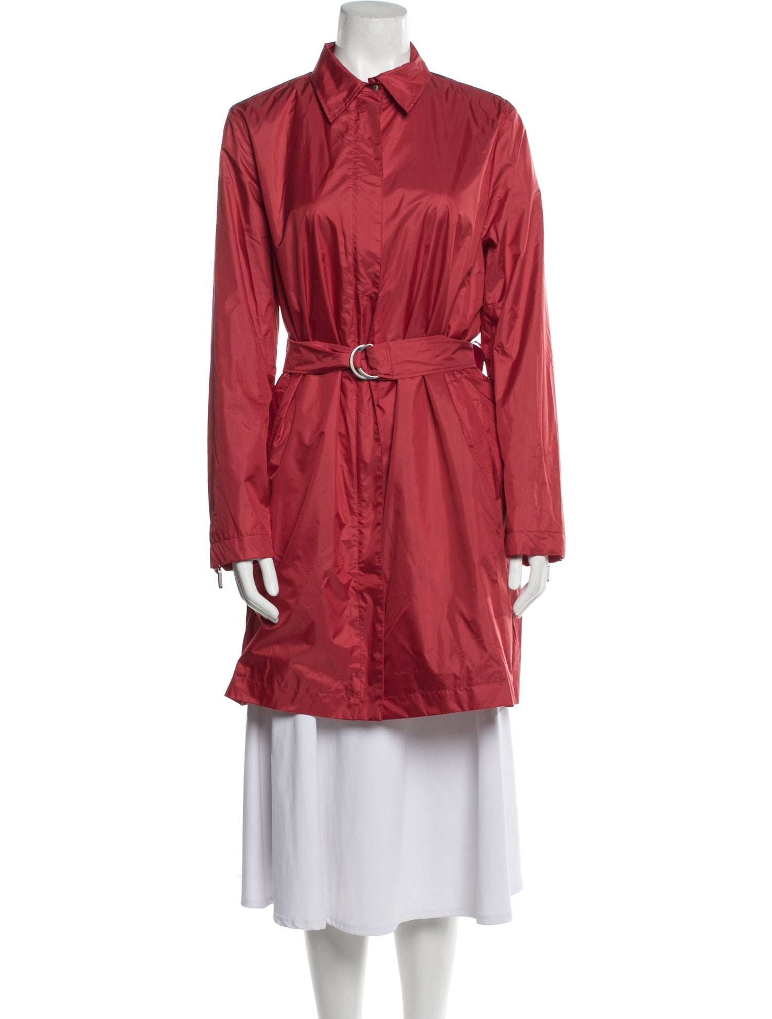 Escada Sport Trench Coat - Red Coats, Clothing - WES31601 | The RealReal
