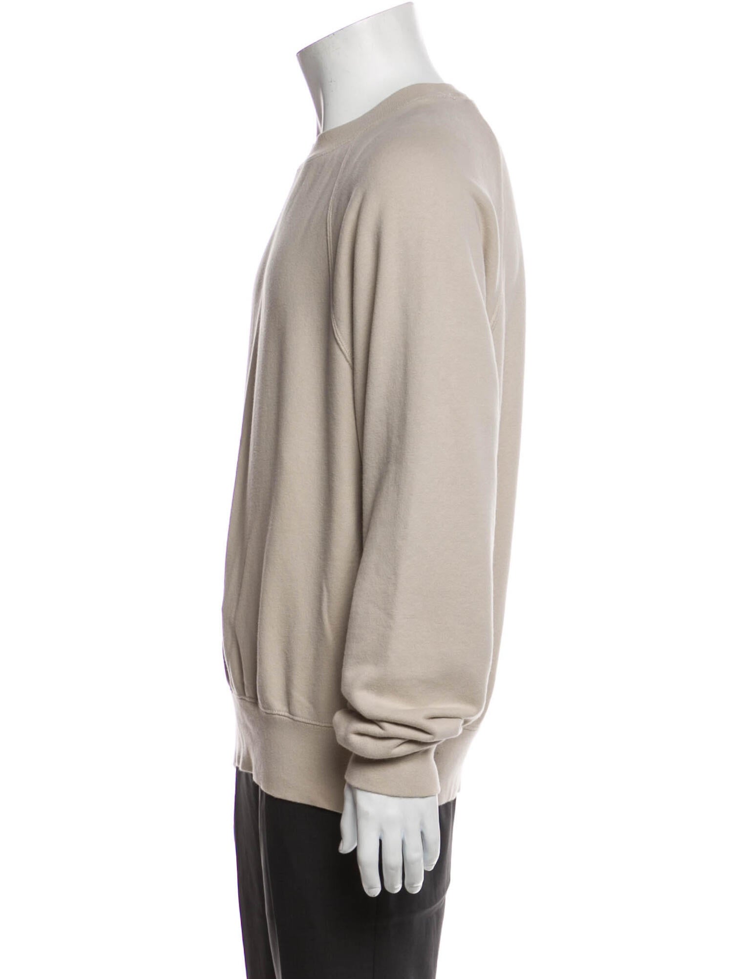 Essentials - Fear of God Crew Neck Long Sleeve Sweatshirt - Neutrals ...
