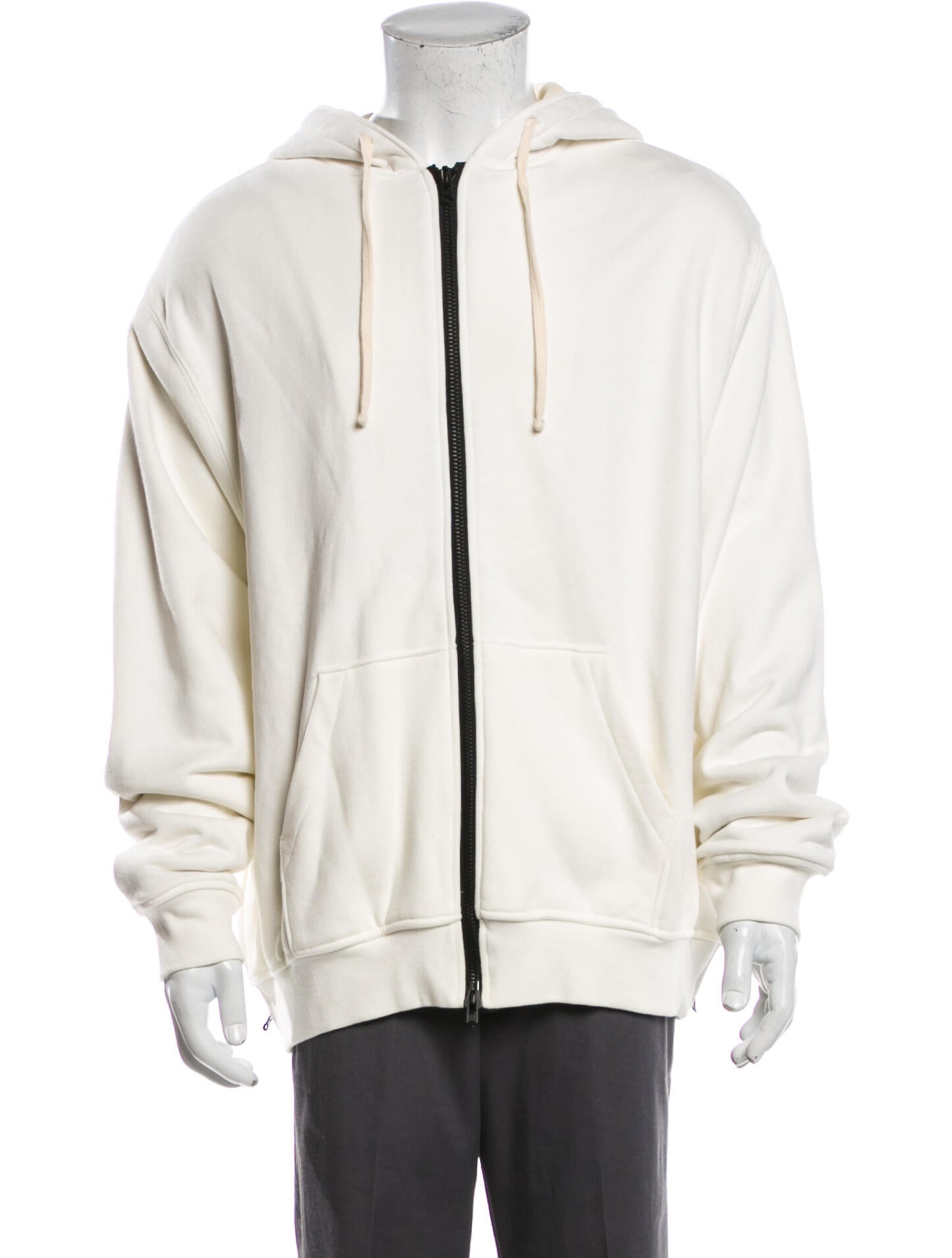Essentials - Fear of God FOG Essentials Thermal Zip Hoodie White Crew ...