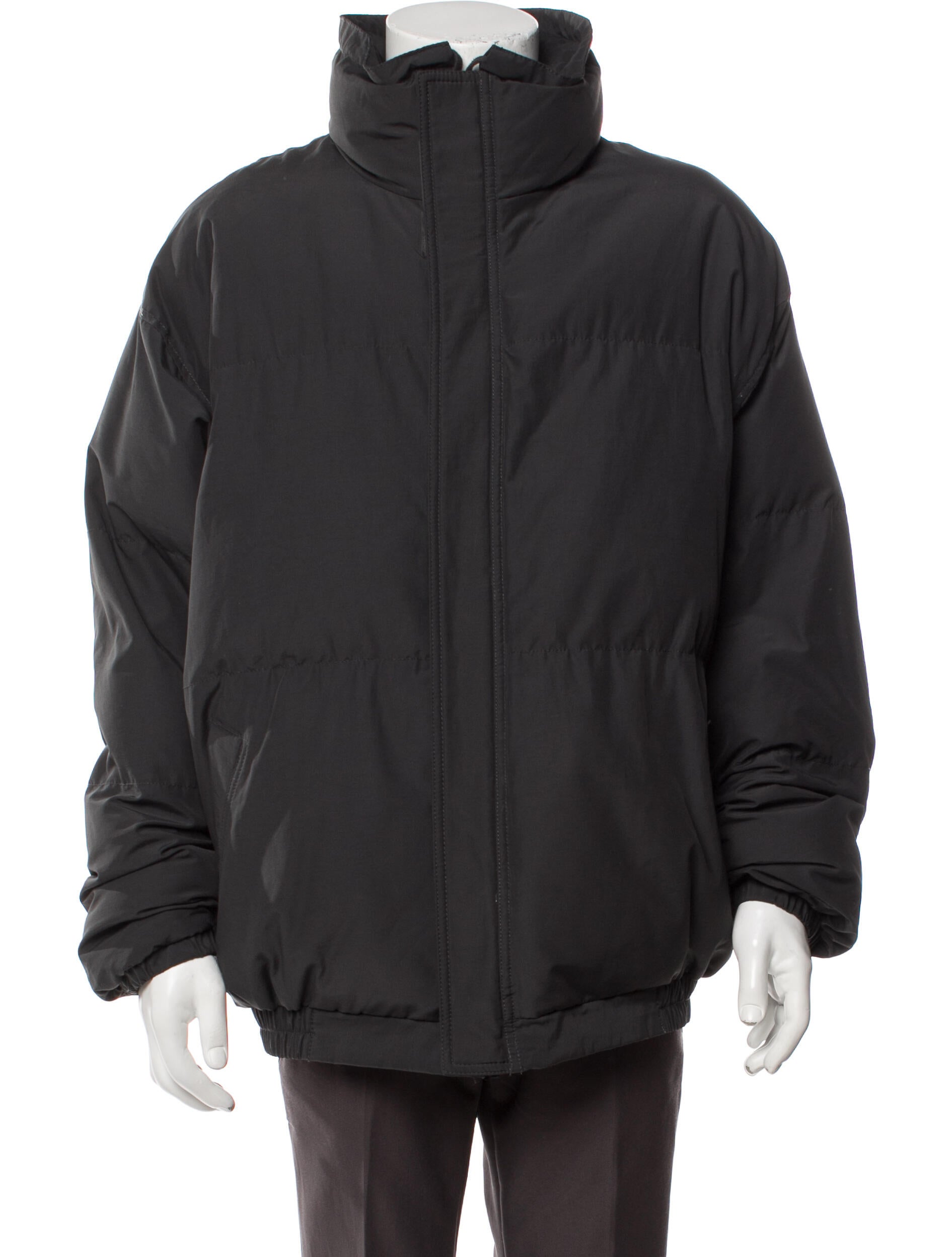 Essentials - Fear of God Puffer Coat - Grey Outerwear, Clothing ...