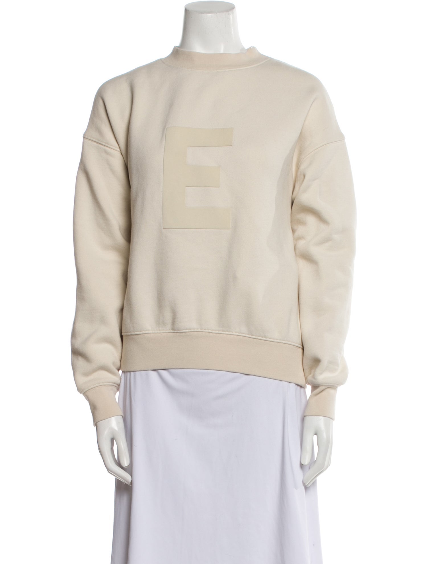 Essentials - Fear of God Crew Neck Long Sleeve Sweatshirt - Neutrals ...