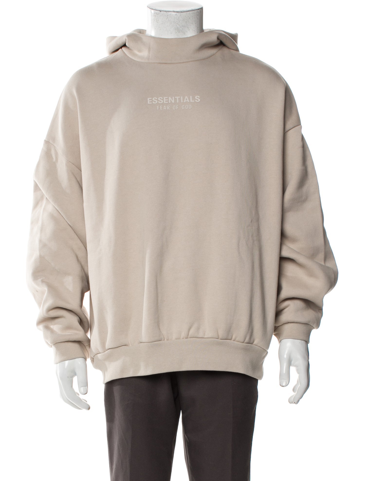 Essentials - Fear of God Crew Neck Long Sleeve Sweatshirt - Neutrals ...