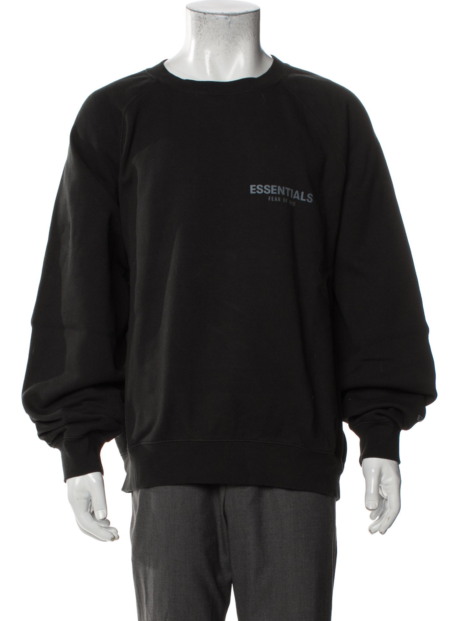 Essentials - Fear of God Signature Logo Graphic Print Sweatshirt ...