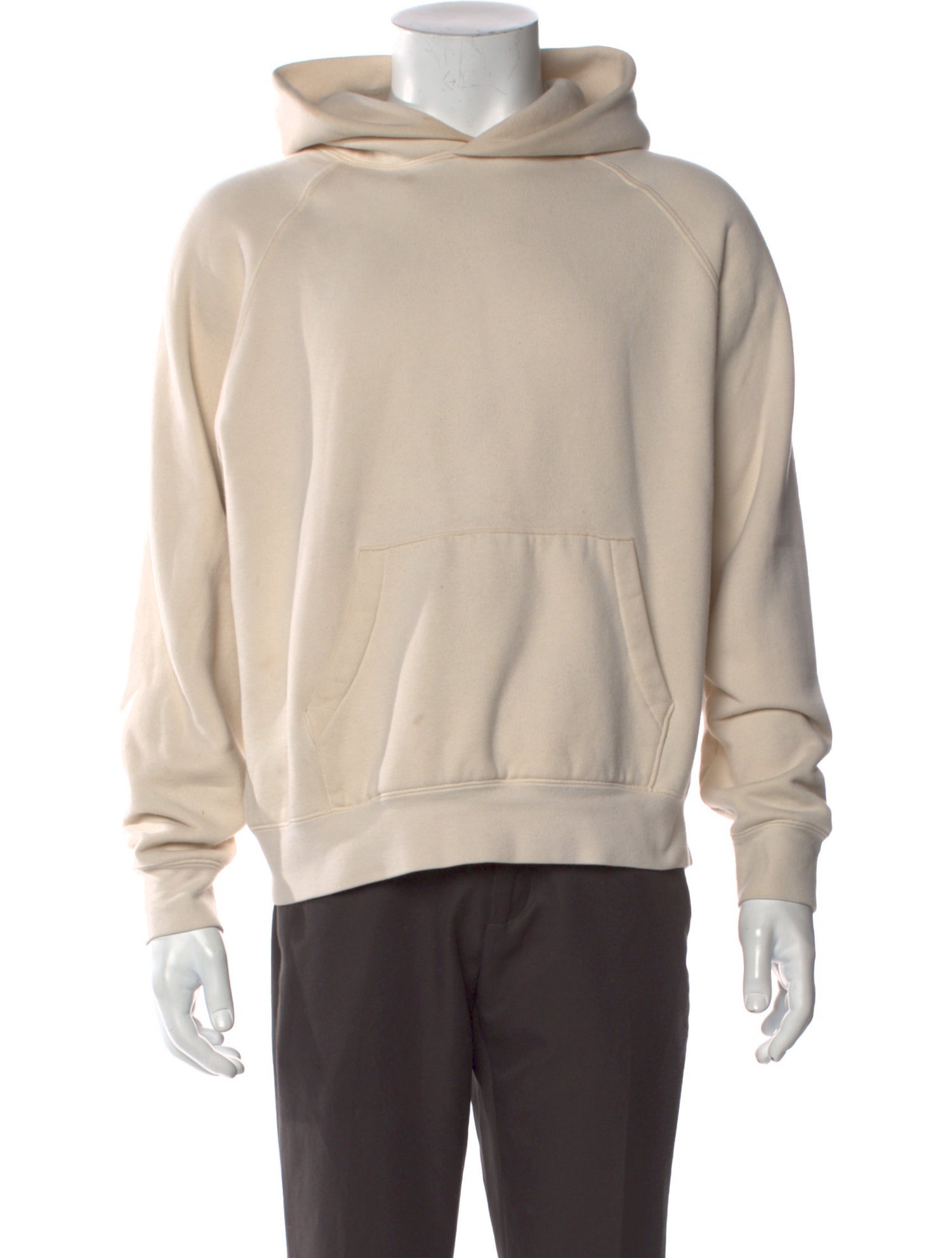 Essentials - Fear of God Crew Neck Long Sleeve Hoodie - Neutrals ...