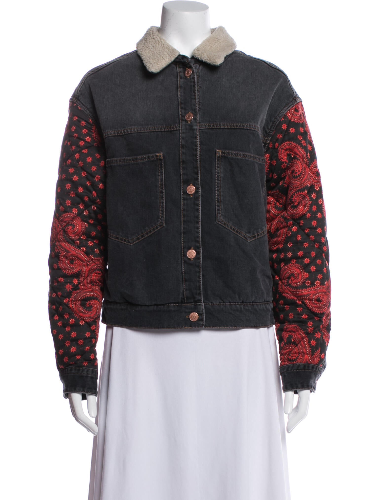 Étoile Isabel Marant Denim Jacket - Black Jackets, Clothing - WET158172 ...