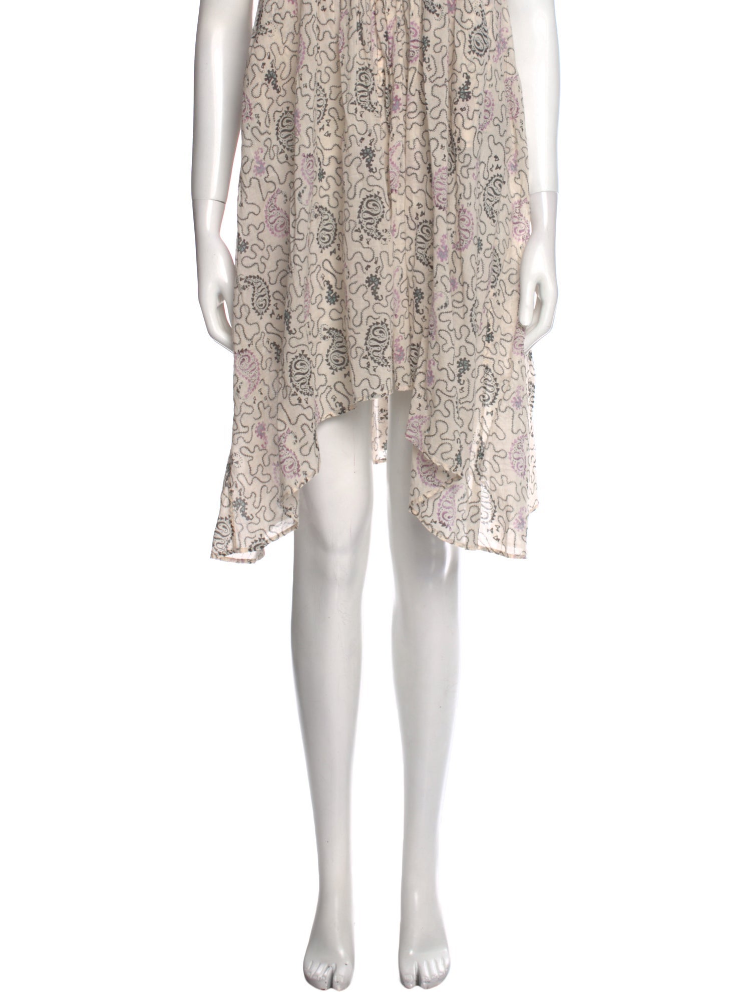 Étoile Isabel Marant Printed Midi Length Skirt - Neutrals Skirts ...