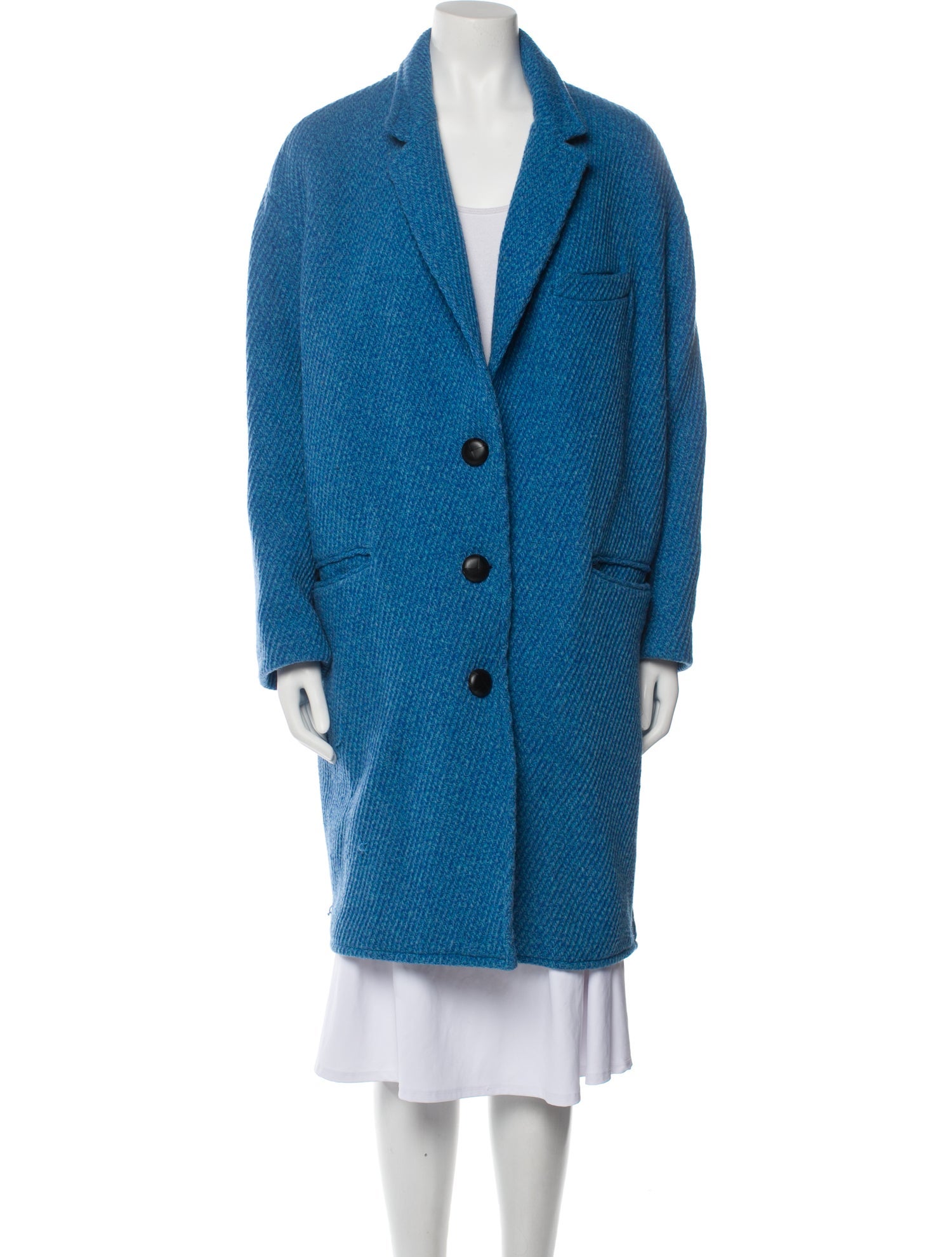 Akris Punto Wool Coat - Grey Coats, Clothing - WAK54945 | The RealReal