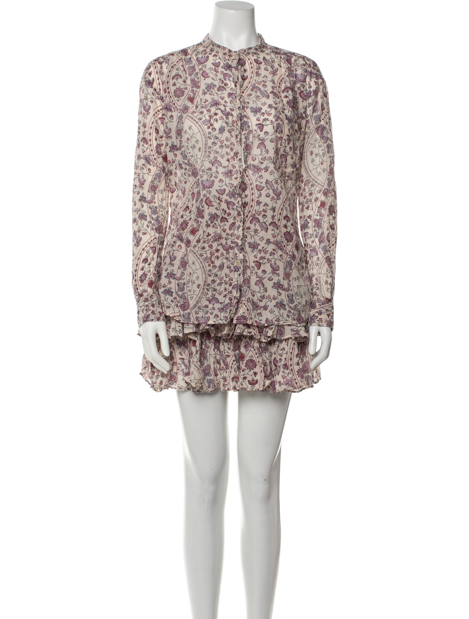 Étoile Isabel Marant Tweed Pattern Skirt Set - Neutrals Suits and Sets ...