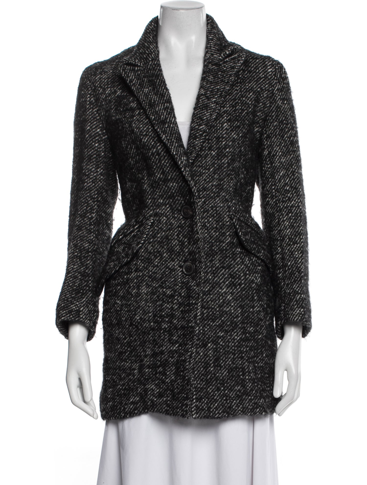 Étoile Isabel Marant Wool Printed Blazer - Black Jackets, Clothing ...