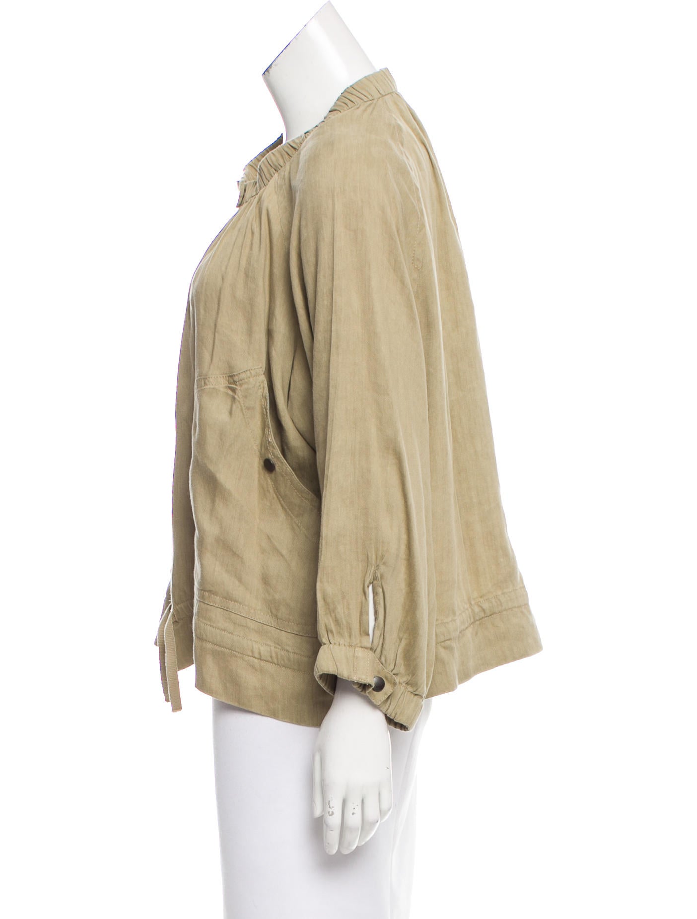 Étoile Isabel Marant Linen Lightweight Jacket - Neutrals Jackets ...