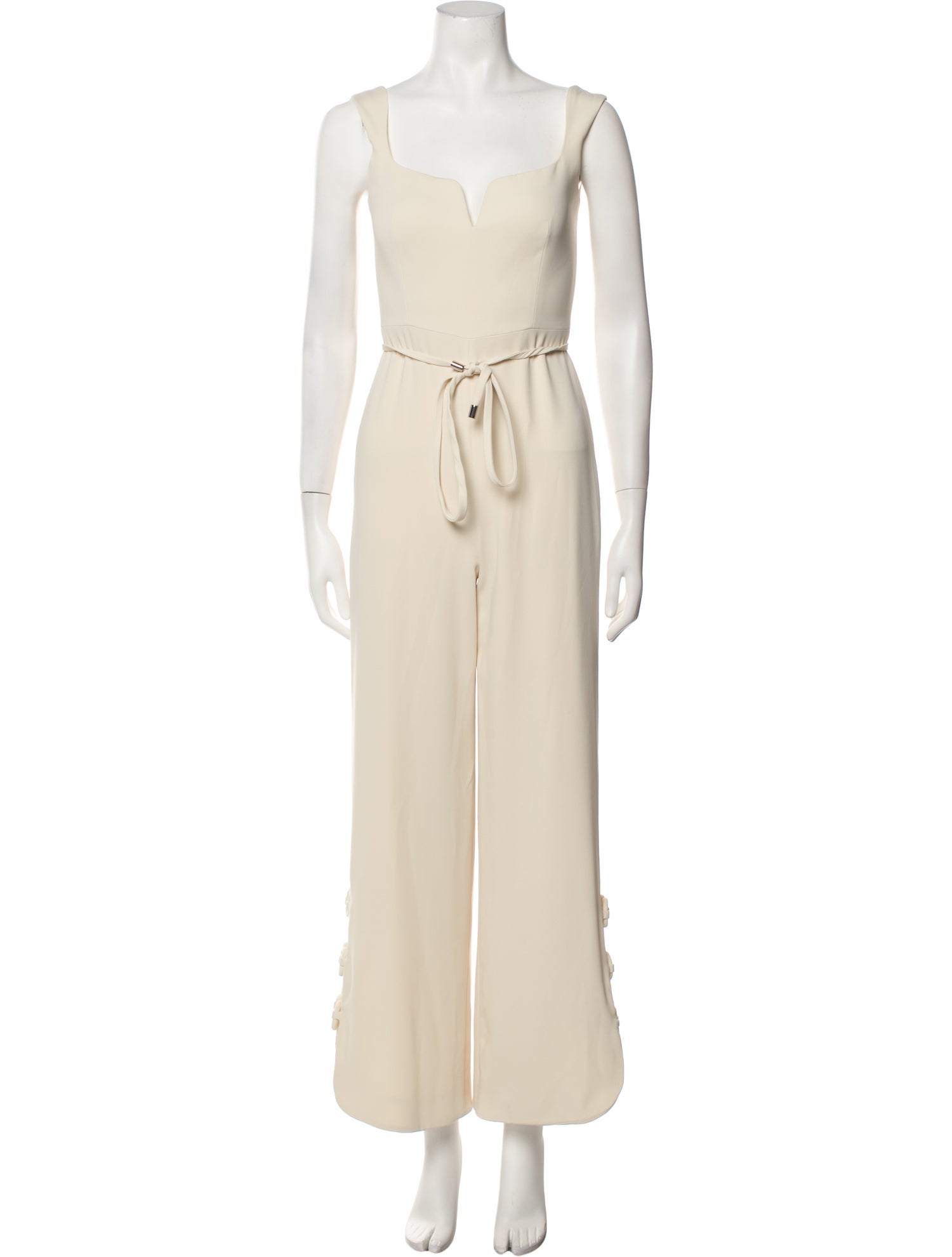 Alexis Square Neckline Jumpsuit - Neutrals, 27" Rise Jumpsuits and ...