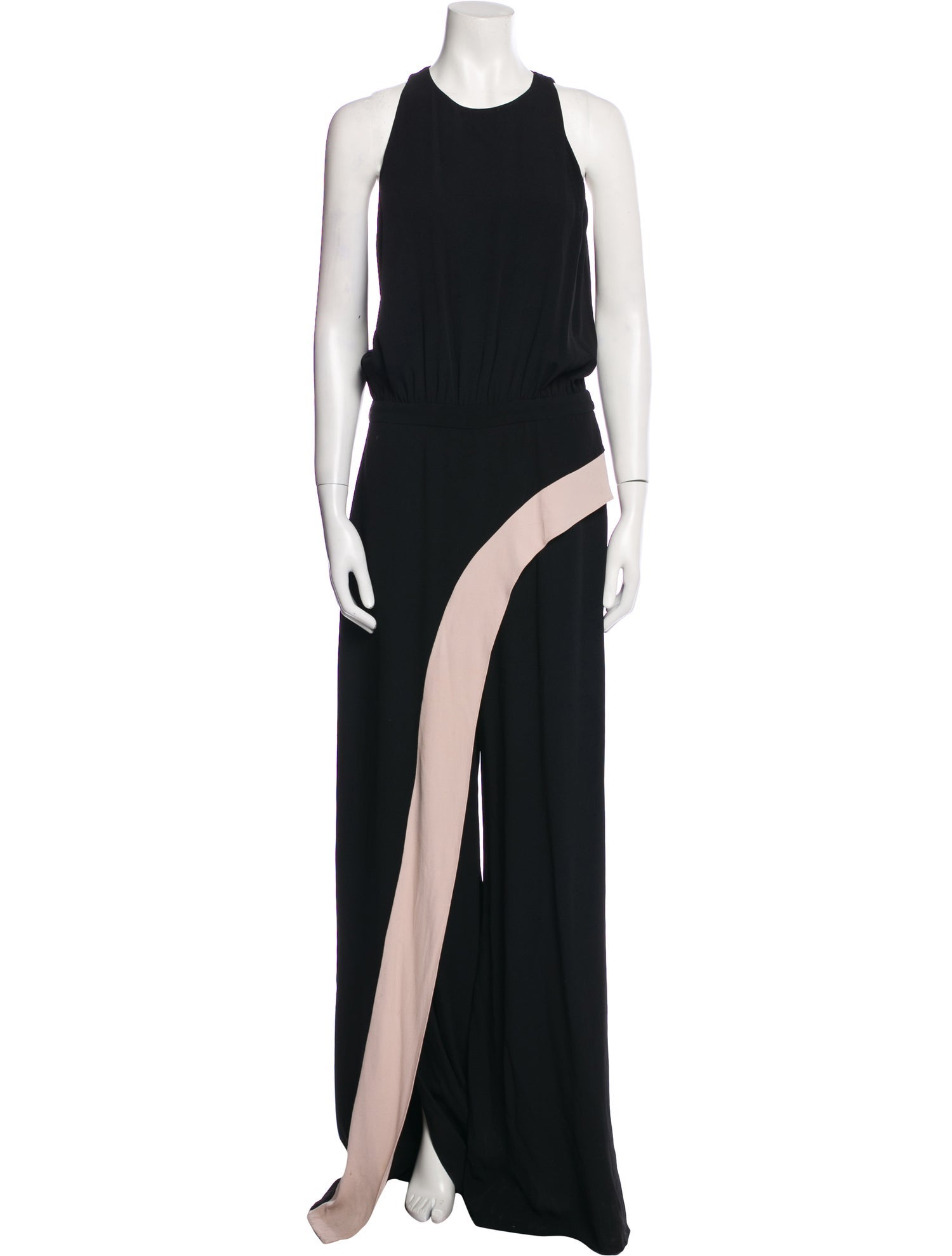 Alexis Crew Neck Jumpsuit - Black, 12.5" Rise Jumpsuits and Rompers ...