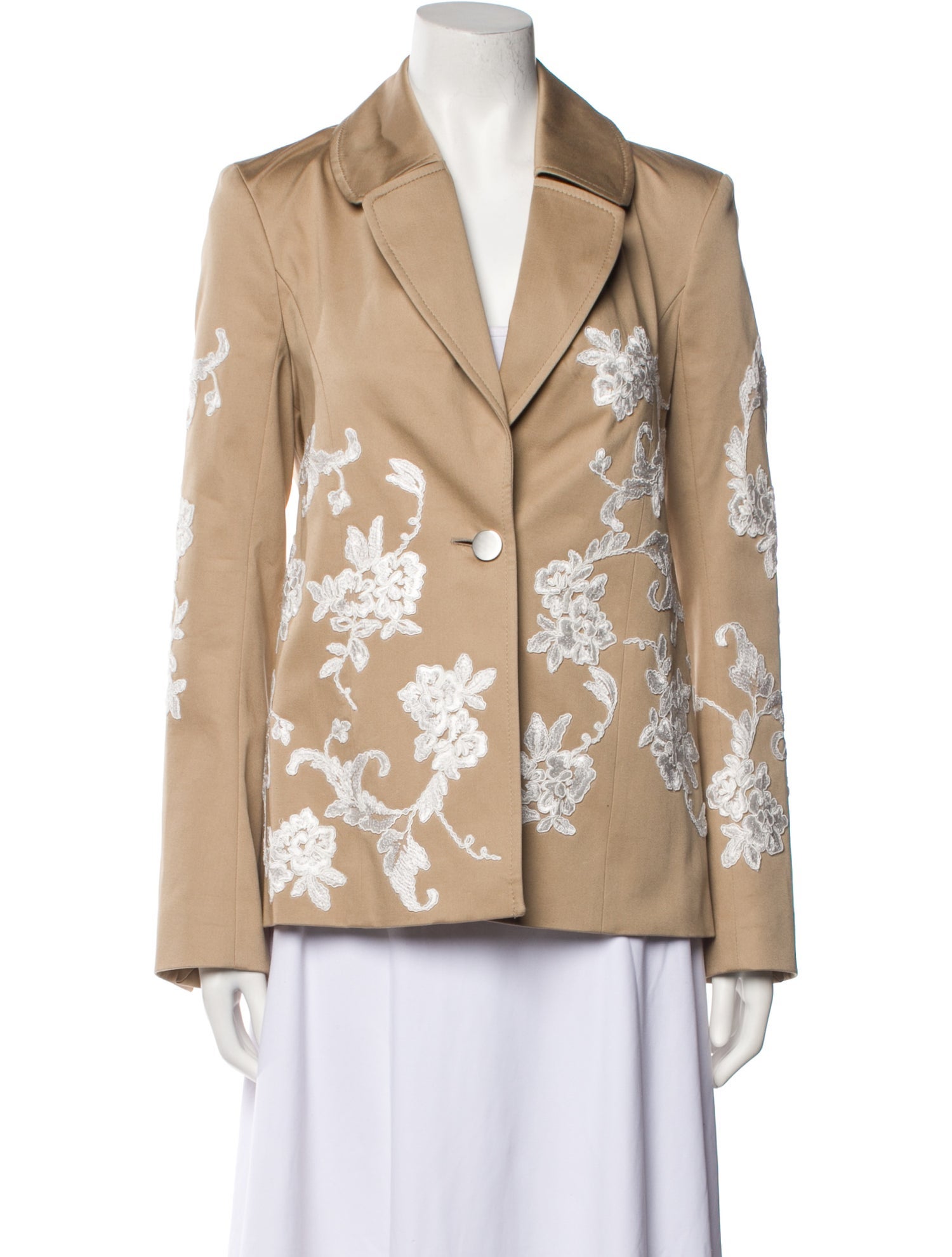 Alexis Lace Pattern Blazer w/ Tags - Neutrals Jackets, Clothing ...