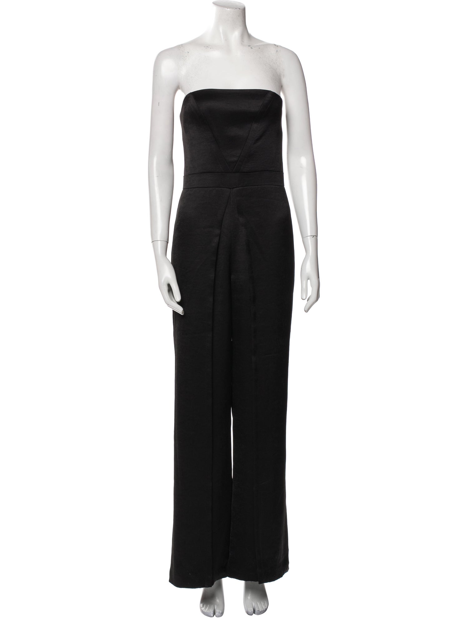 Alexis Strapless Jumpsuit - Black, 12.5" Rise Jumpsuits and Rompers ...