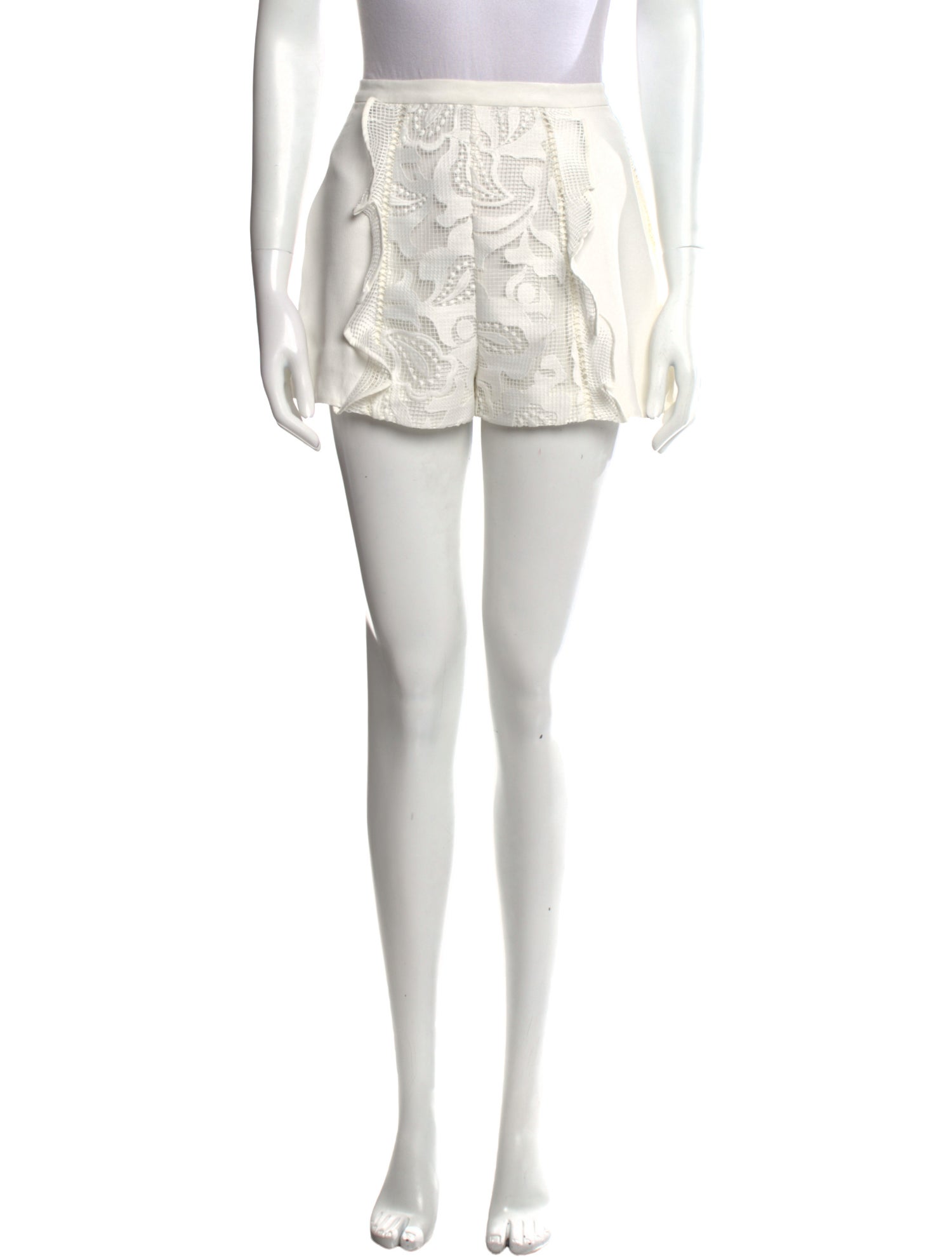 Alexis Mini Shorts - White, 12.5" Rise Shorts, Clothing - WEX109313 ...