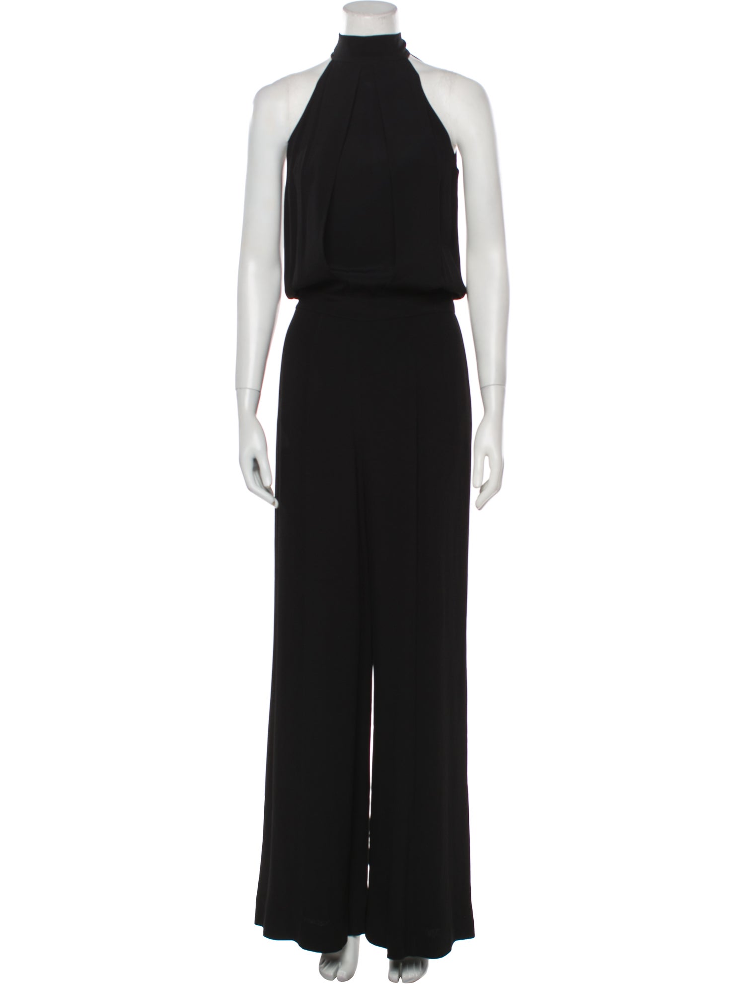 Alexis Mock Neck Jumpsuit w/ Tags - Black, 12" Rise Jumpsuits and ...