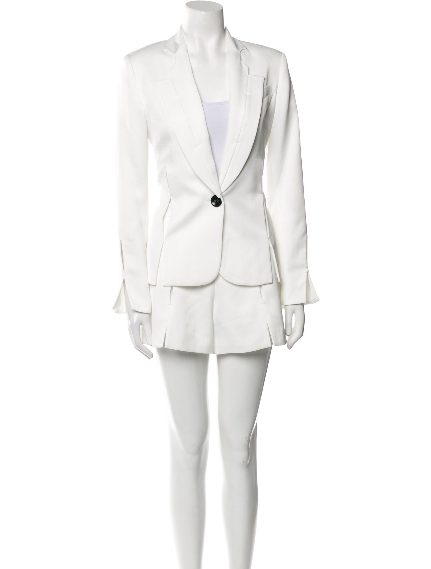Alexis Short Set - 13.25" Rise, White Suits and Sets, Clothing ...