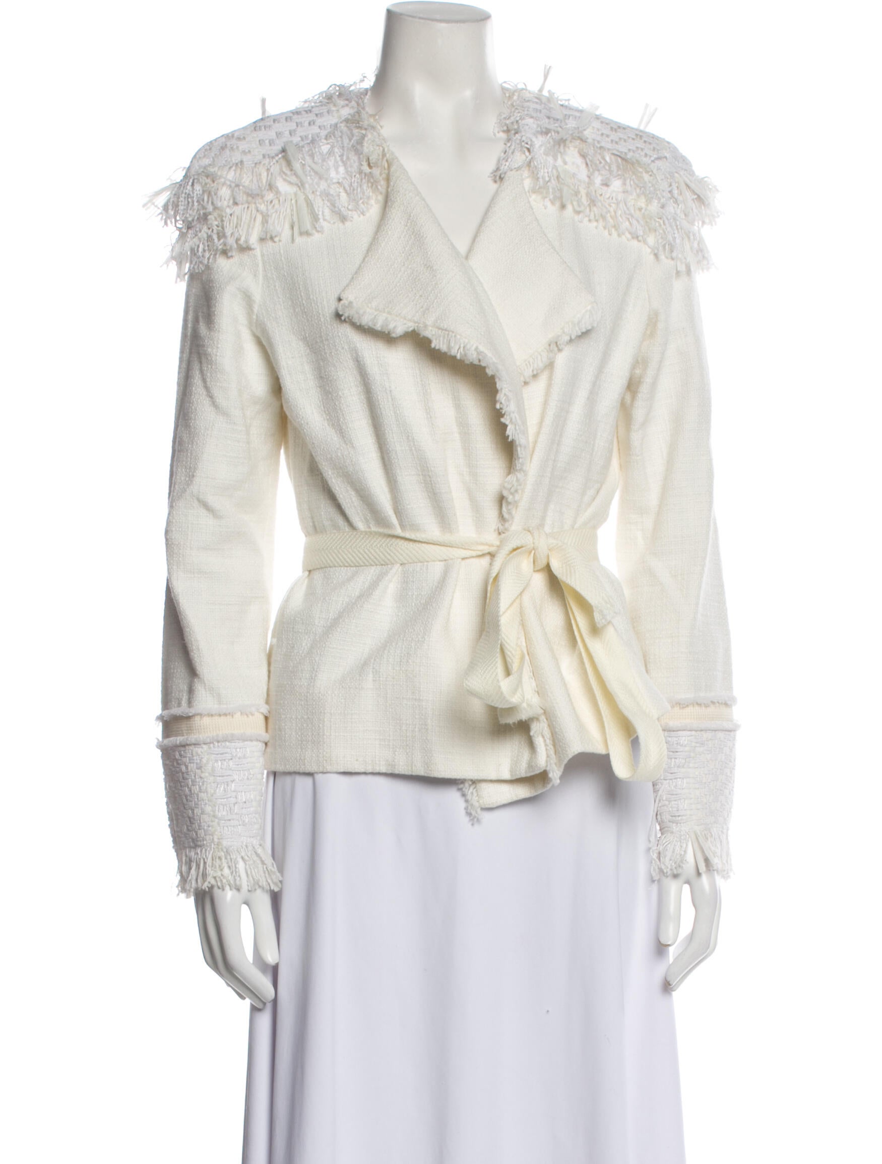 Alexis Evening Jacket - White Jackets, Clothing - WEX87726 | The RealReal