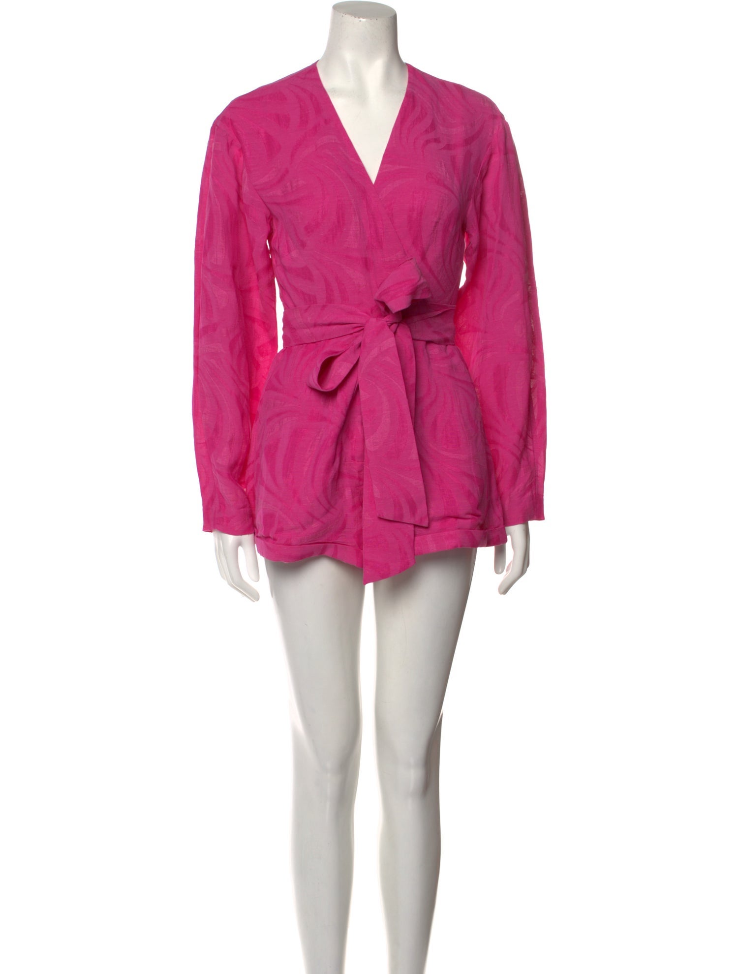 Alexis V-Neck Romper - Pink, 13" Rise Jumpsuits and Rompers, Clothing ...