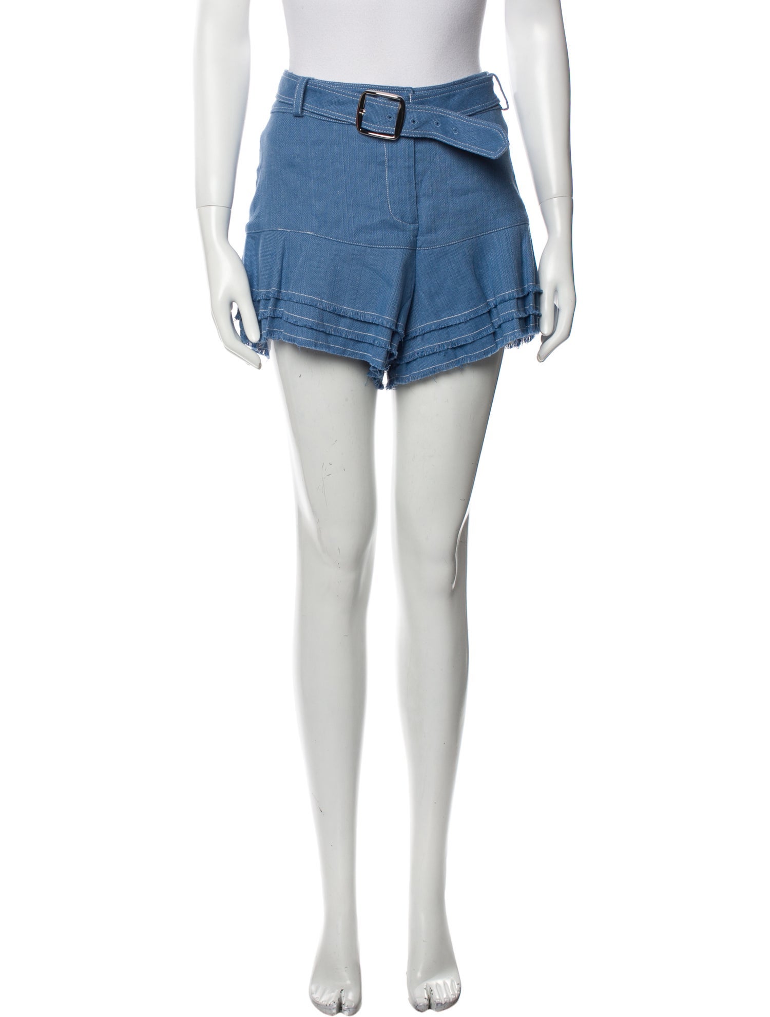 Alexis Mini Shorts w/ Tags - Blue, 12" Rise Shorts, Clothing - WEX92663 ...