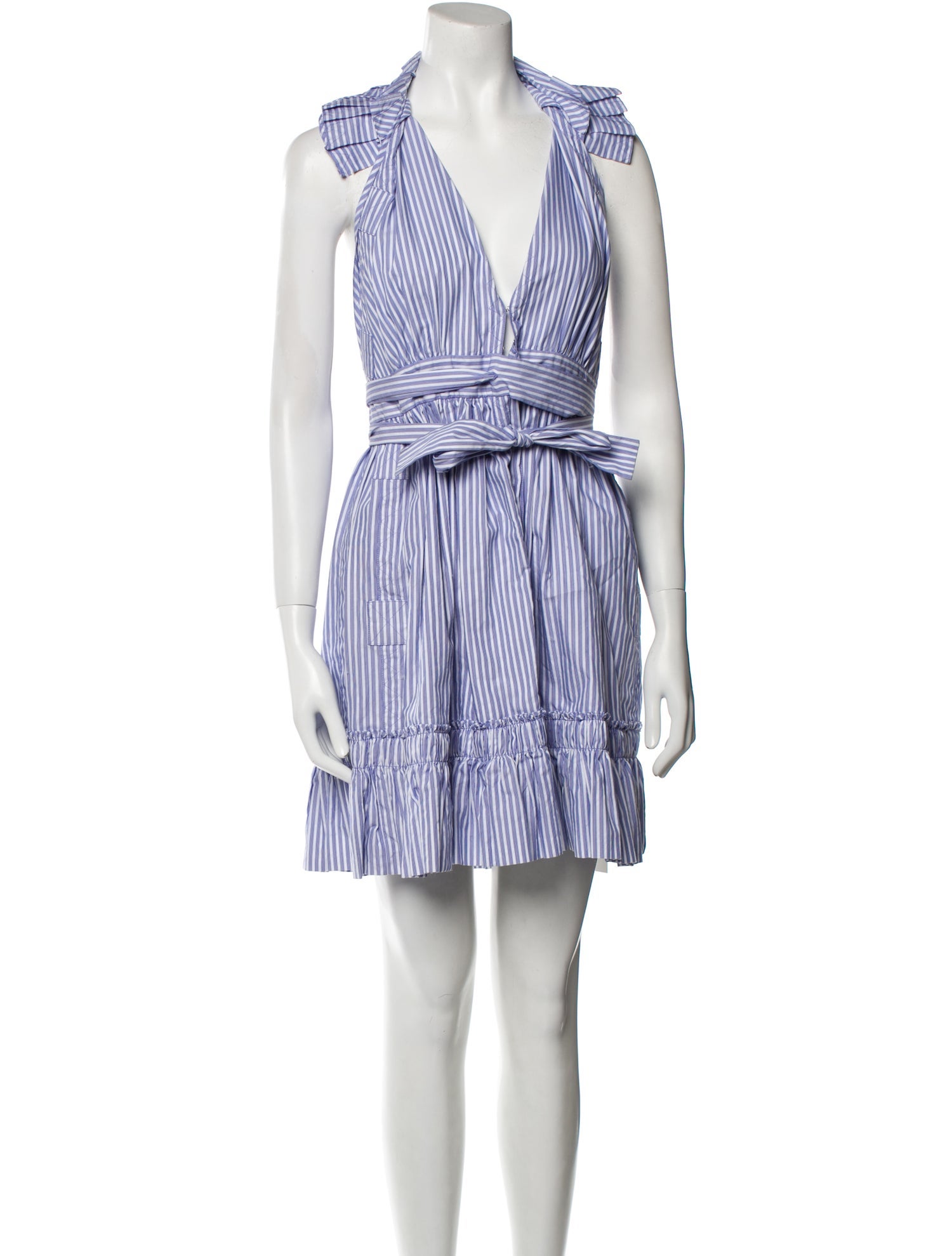 Alexis Striped Mini Dress - Blue Dresses, Clothing - WEX94003 | The ...
