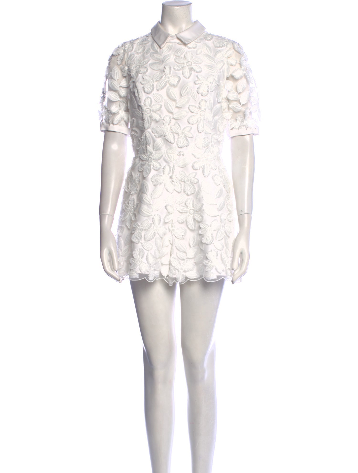 Alexis Floral Print Romper - Neutrals, 12.75" Rise Jumpsuits and ...