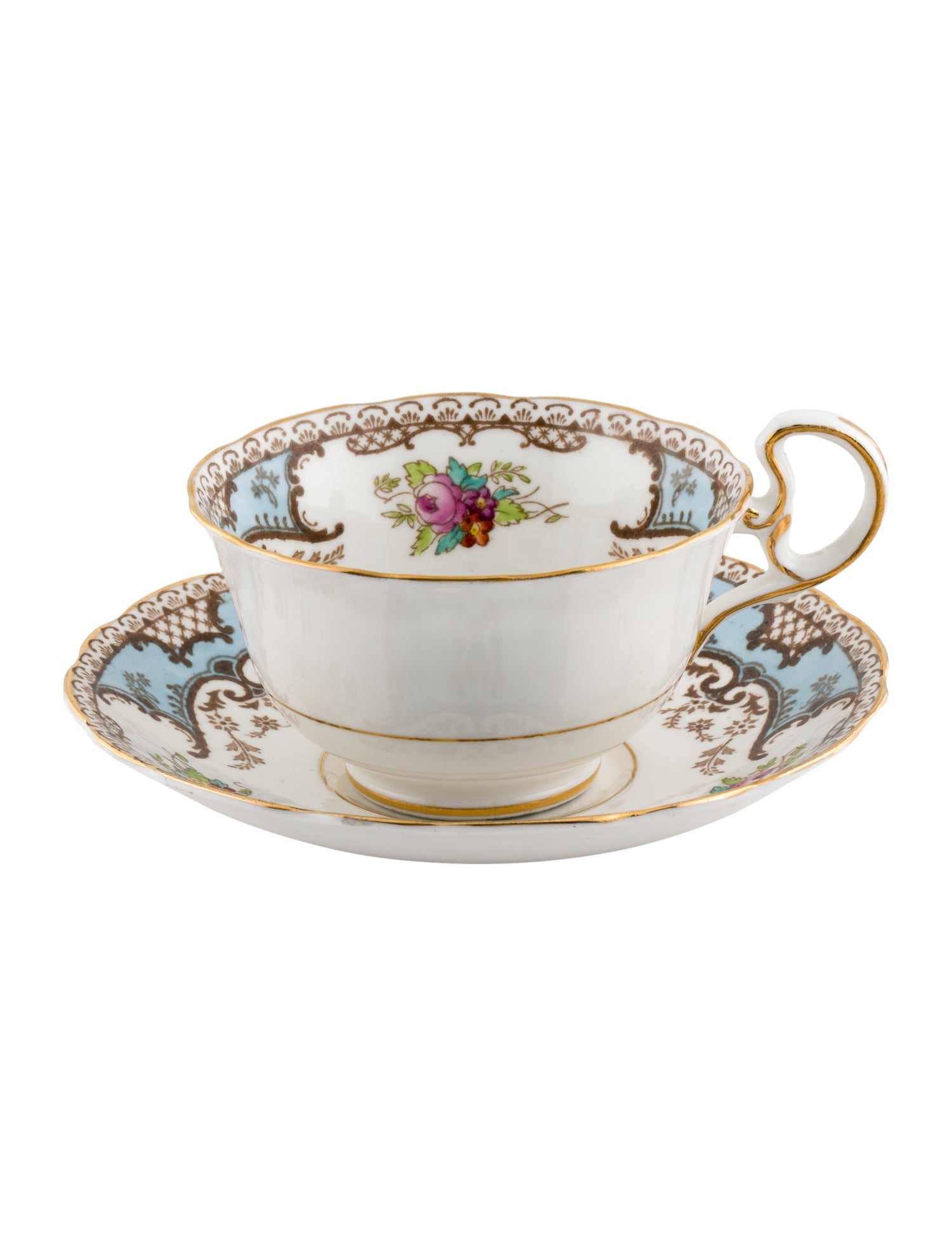 Fenton Kenmare Tea Cup and Saucer - Blue Kitchenware, Tabletop ...