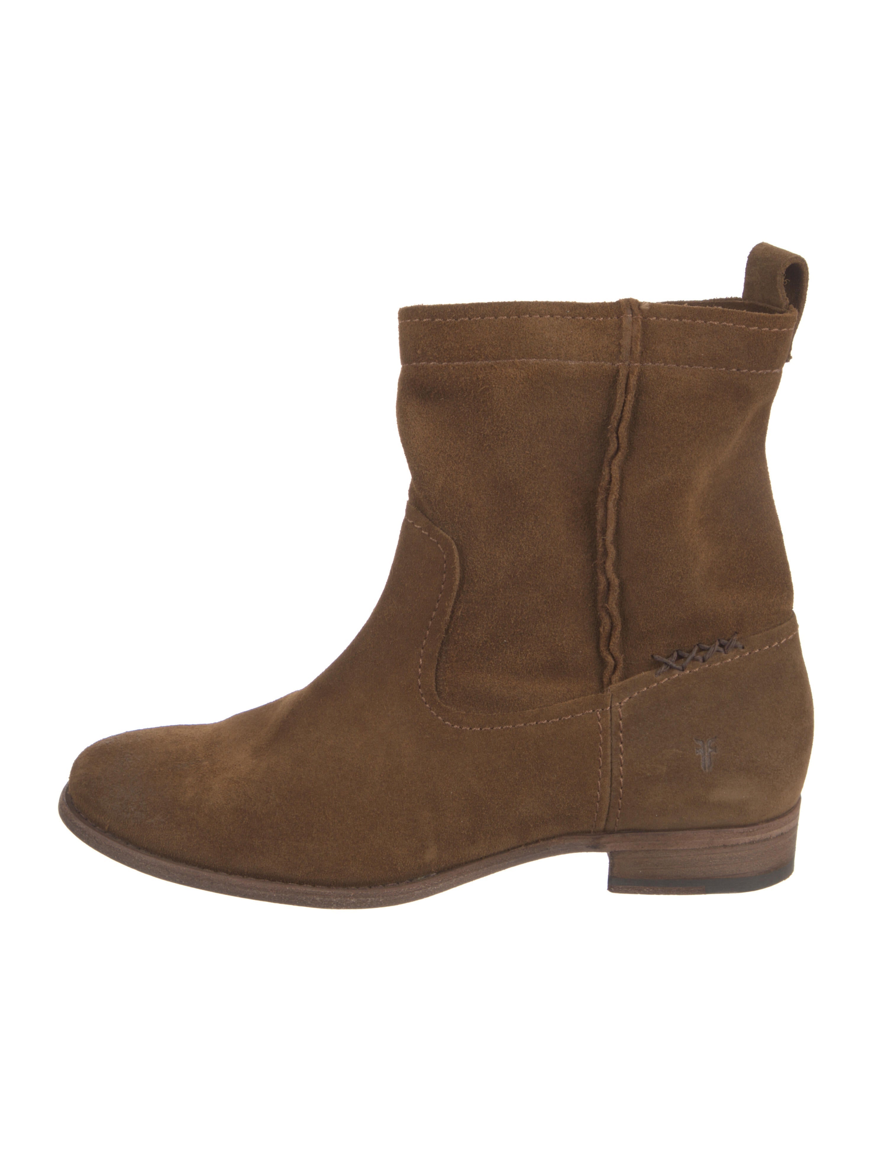 Frye Suede Chelsea Boots - Brown Boots, Shoes - WF834668 | The RealReal