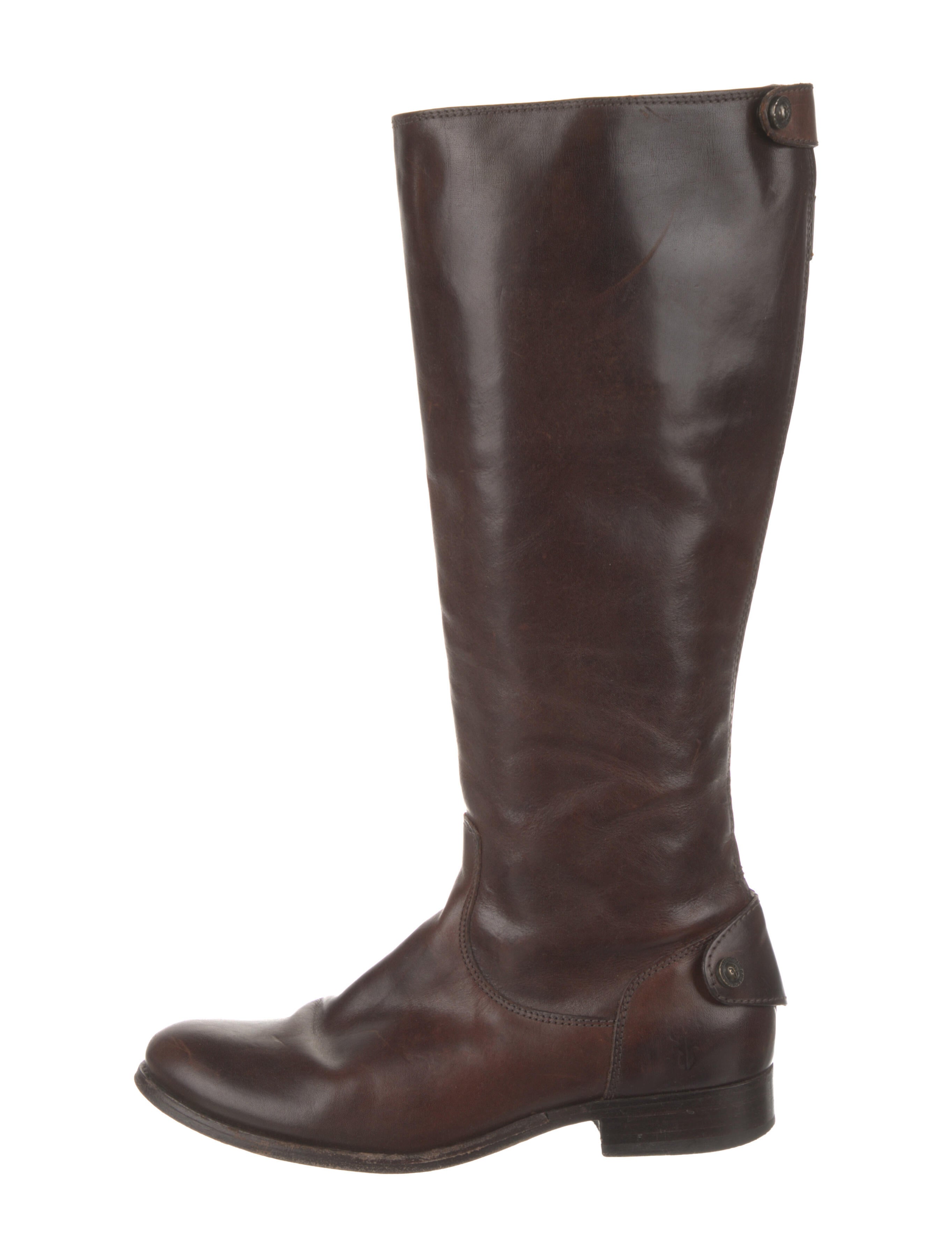 Frye Leather Riding Boots - Brown Boots, Shoes - WF834813 | The RealReal