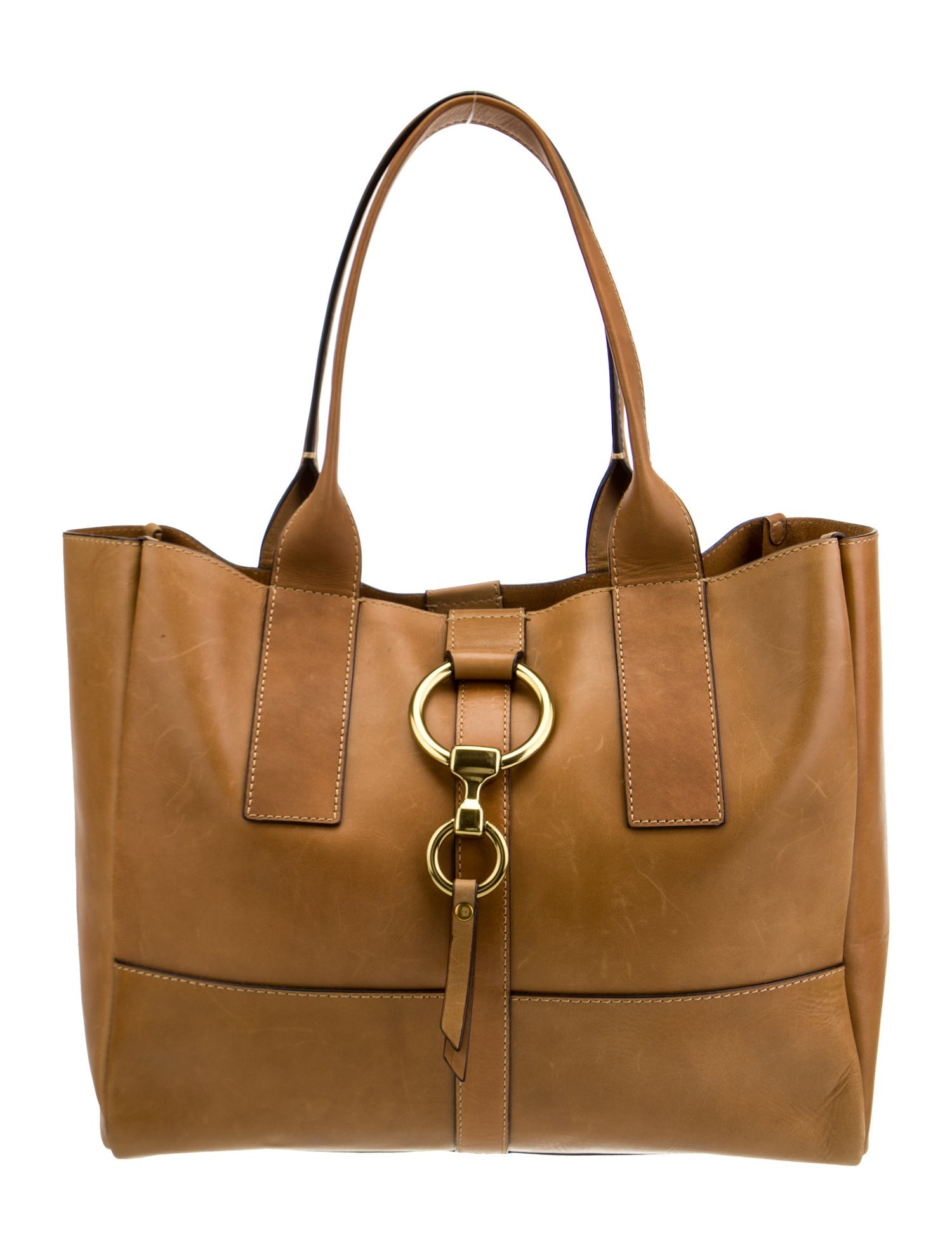 Frye Leather Tote - Brown Totes, Handbags - WF846200 | The RealReal