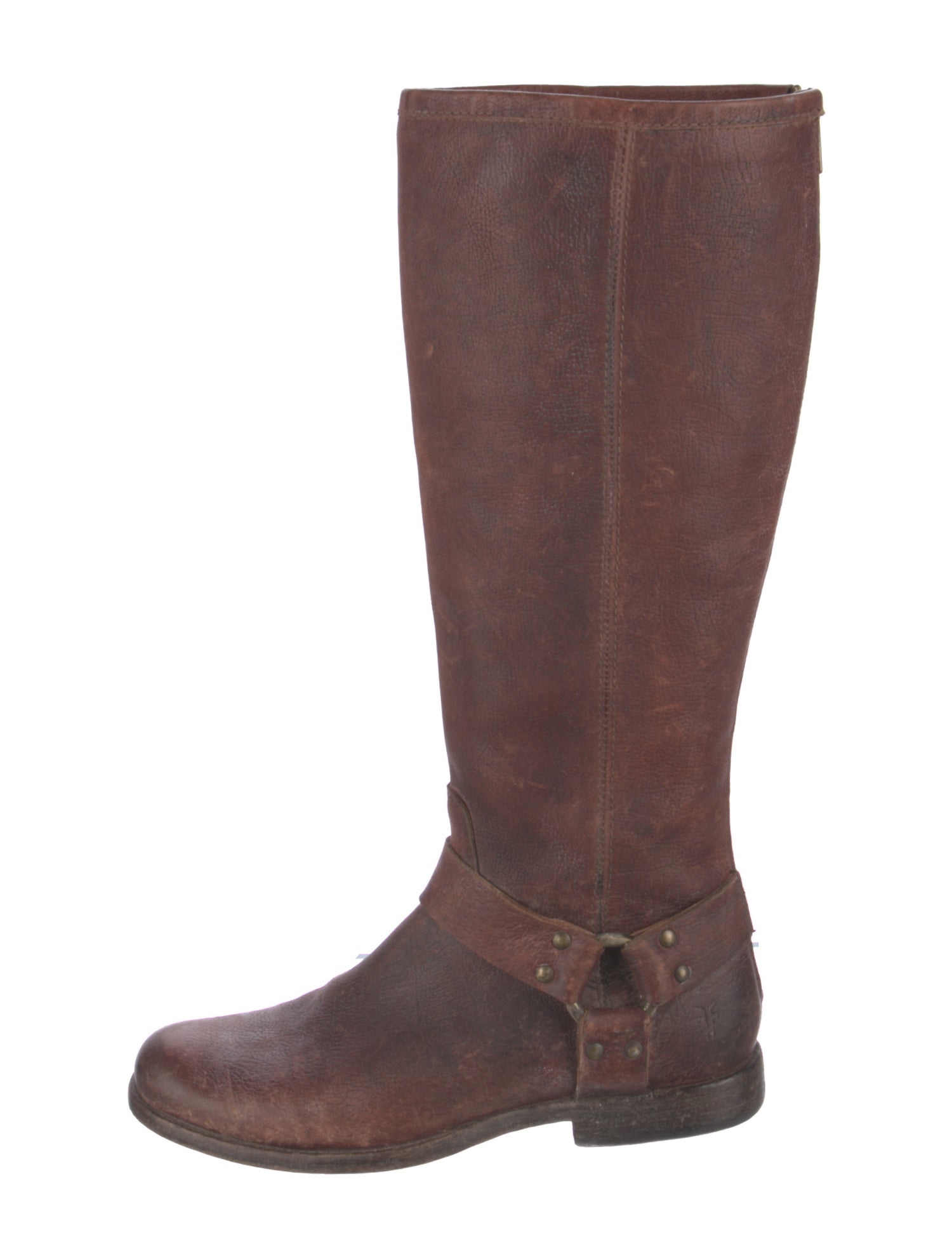 Frye Leather Riding Boots - Brown Boots, Shoes - WF846625 | The RealReal