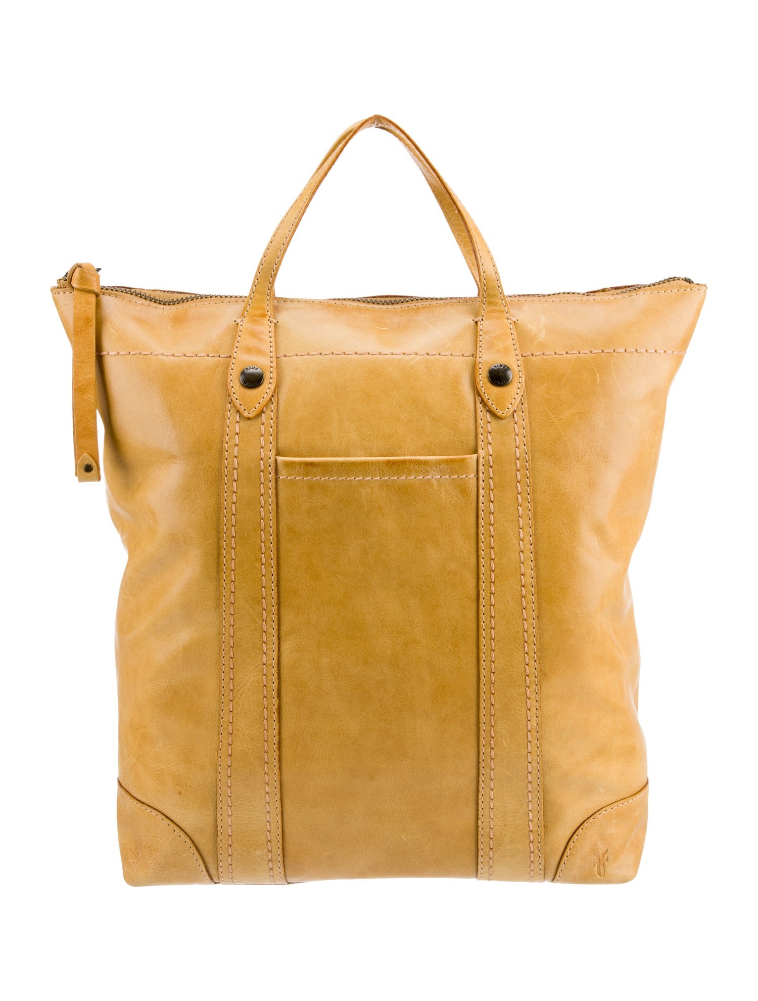 Frye Leather Backpack - Neutrals Totes, Handbags - WF847211 | The RealReal