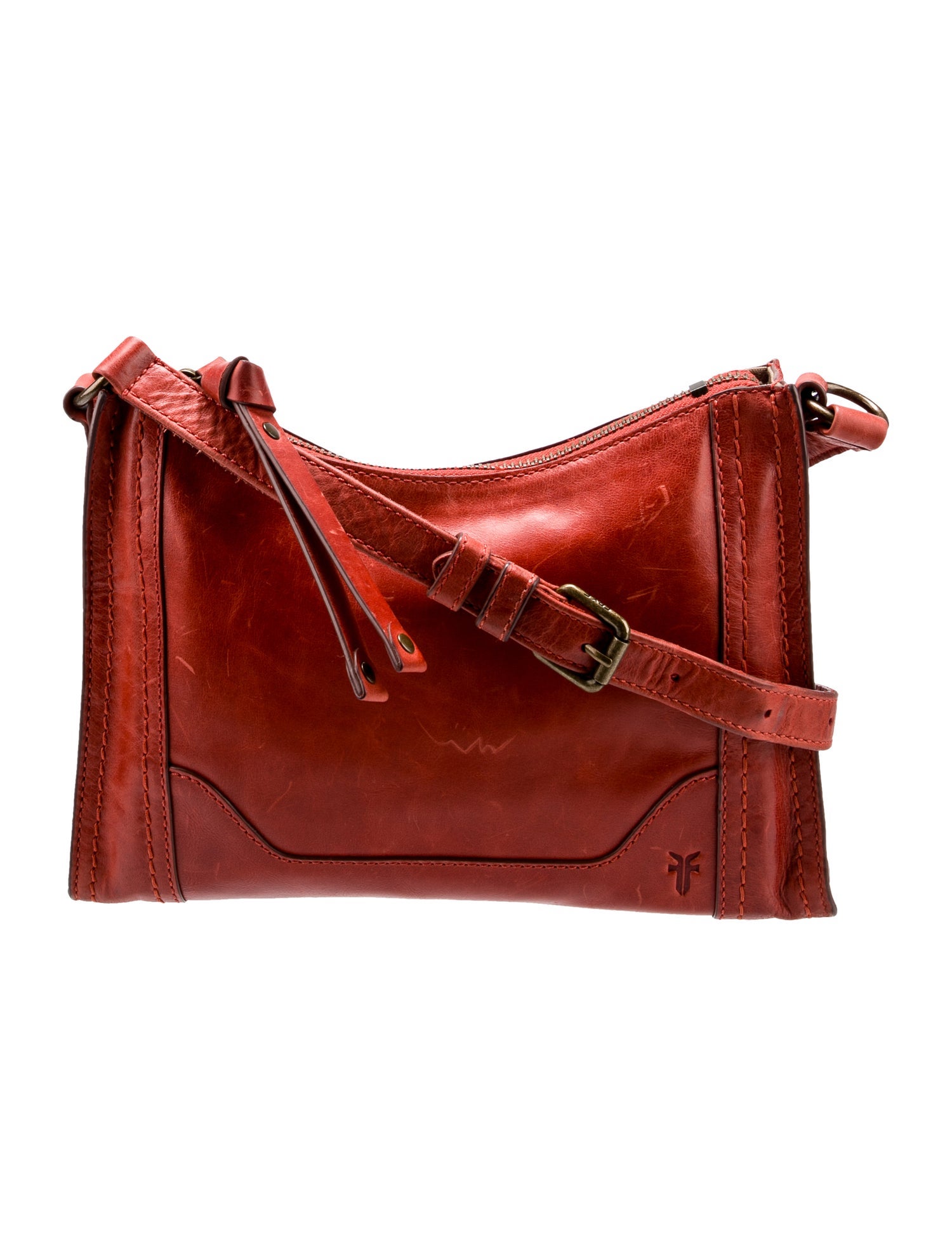 Frye Leather Crossbody Bag - Orange Crossbody Bags, Handbags - WF847511 ...