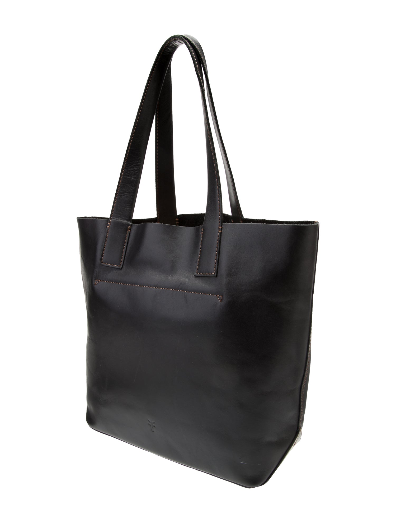 Frye Leather Tote Bag - Black Totes, Handbags - WF848183 | The RealReal