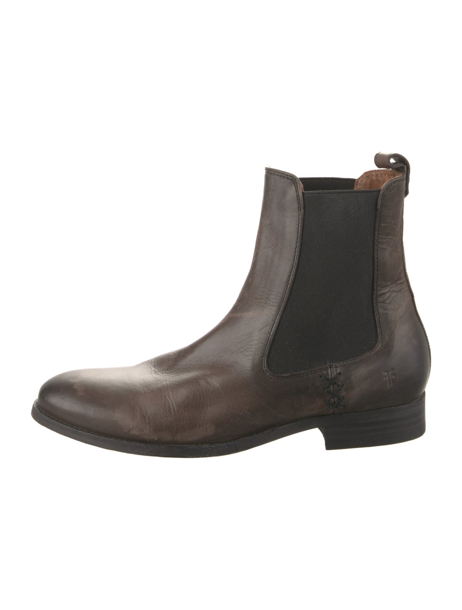 Frye Leather Chelsea Boots - Brown Boots, Shoes - WF850067 | The RealReal