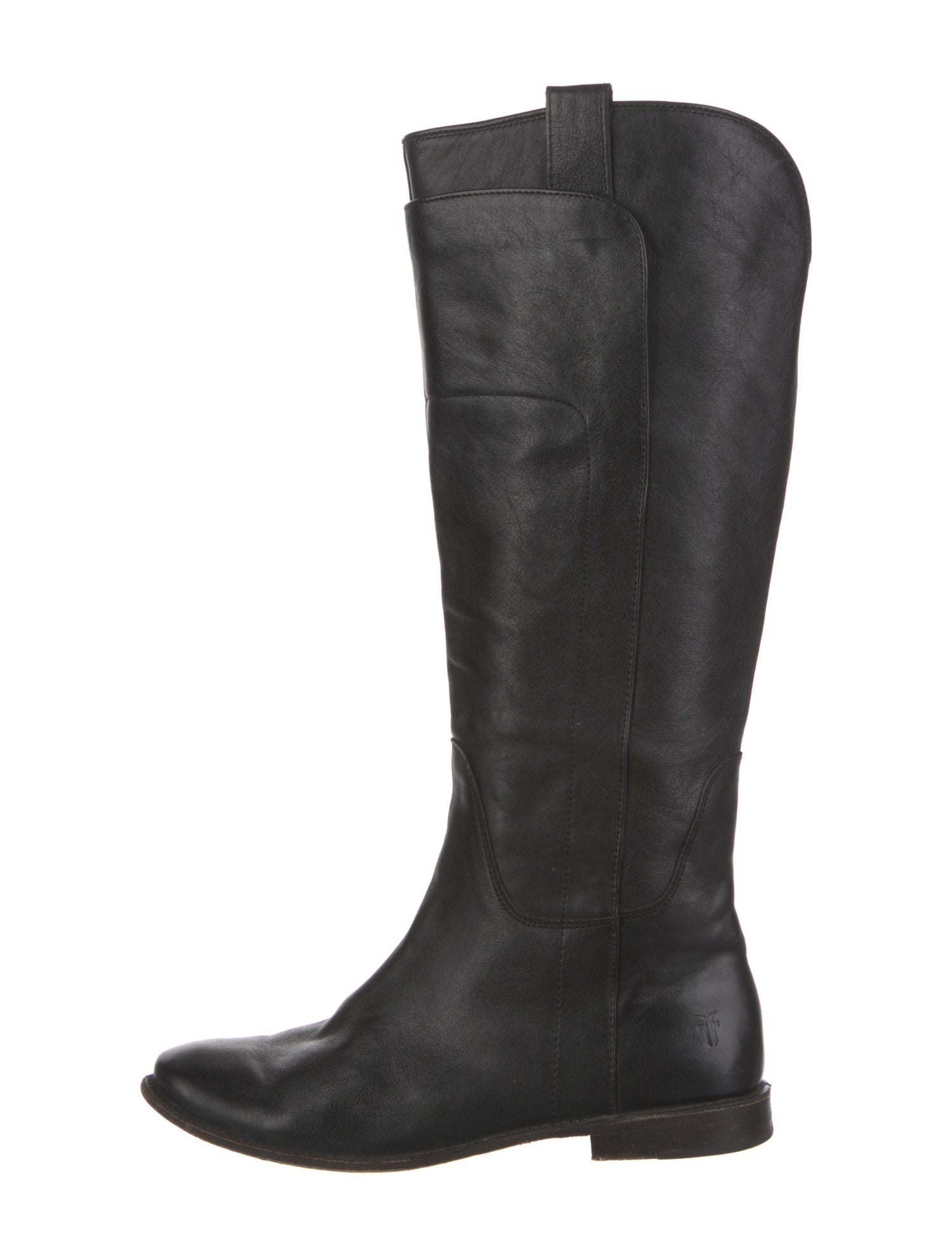 Frye Leather Riding Boots - Black Boots, Shoes - WF851953 | The RealReal